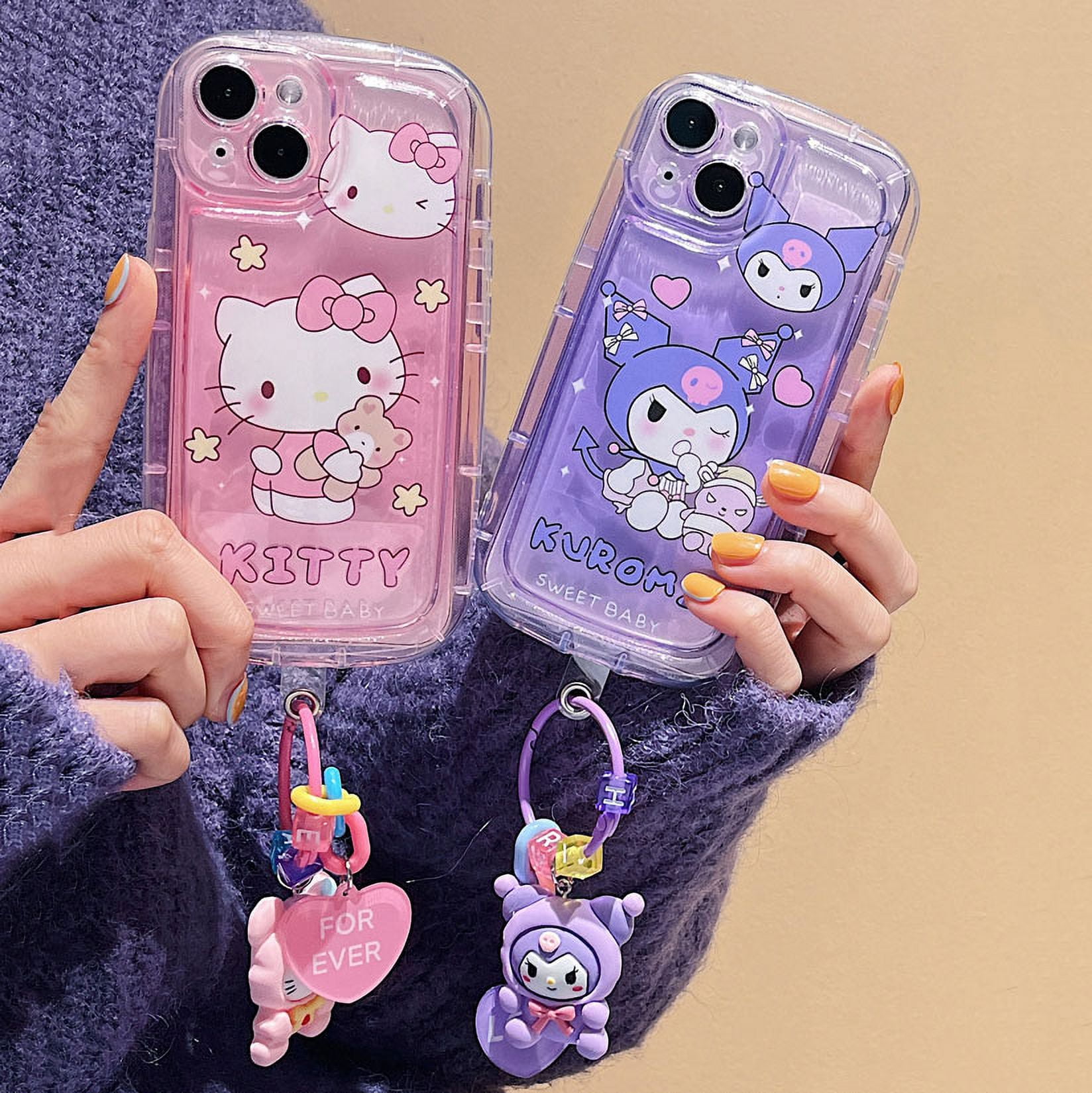 Hello Kitty Kuromi Sanrio Melody Case For Samsung Galaxy A24 A04S A10 A53 A33 A10S A71 A73 A21S ...