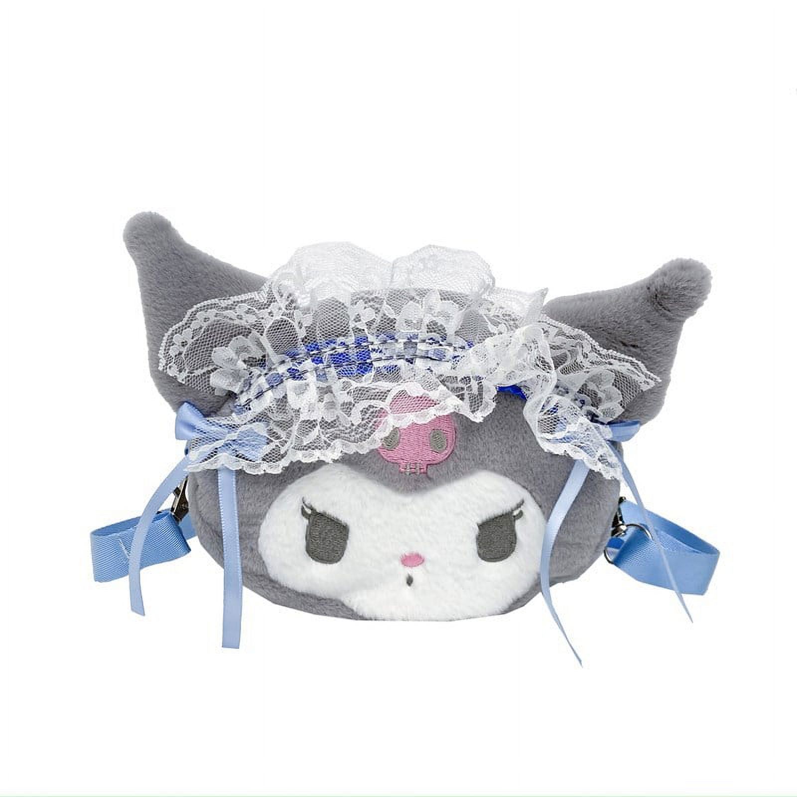 Hello Kitty Lace Blue Bow Plushie Messenger Bag Sanrio Blue Fantasy ...