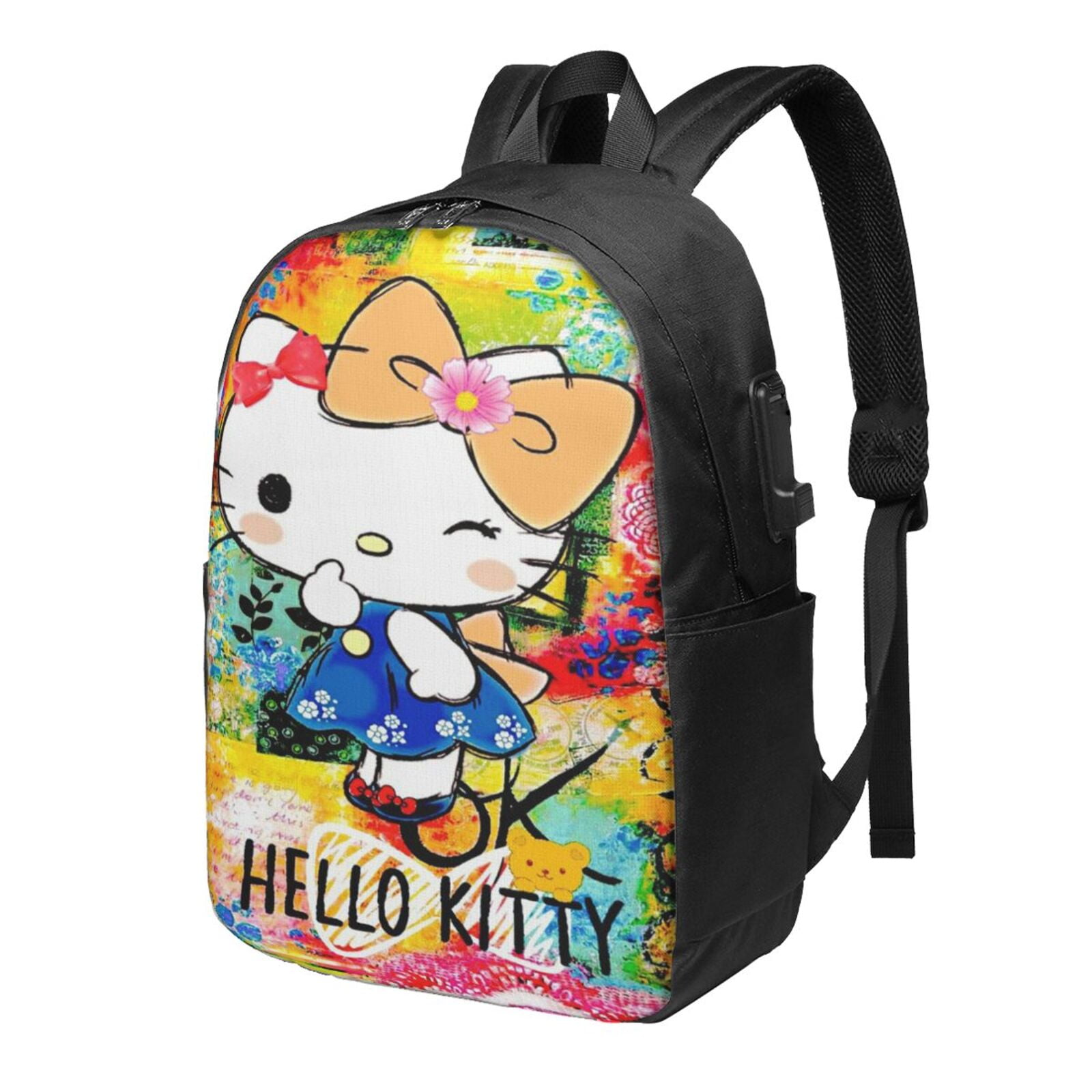 Hello Kitty Laptop Backpack Bookbag Casual Daypack Travel Backpacks for ...