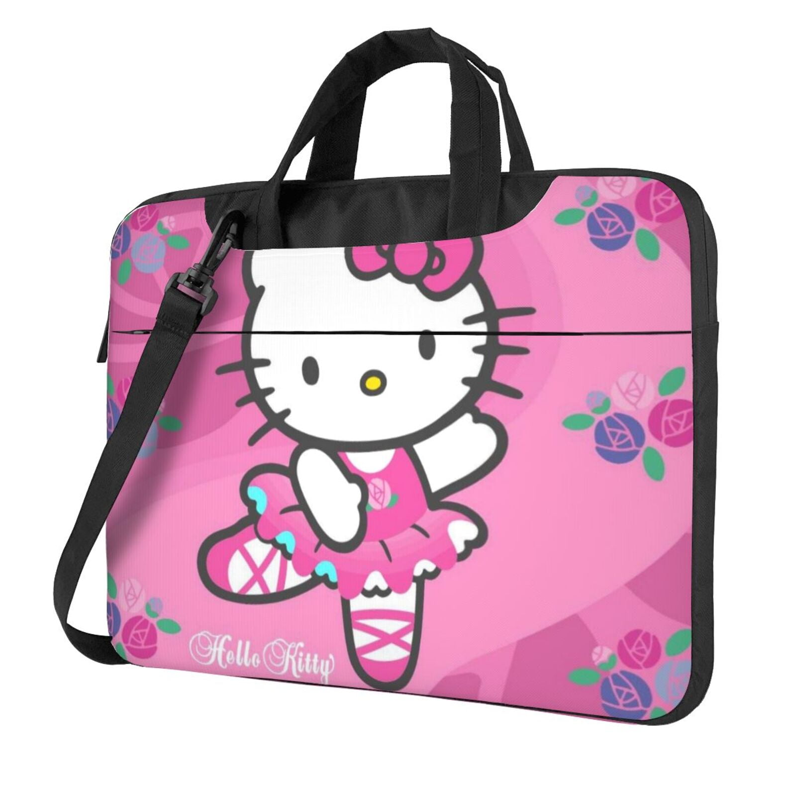 Hello Kitty Laptop Bag, 13 inch Computer Bag Messenger Shoulder Bag ...