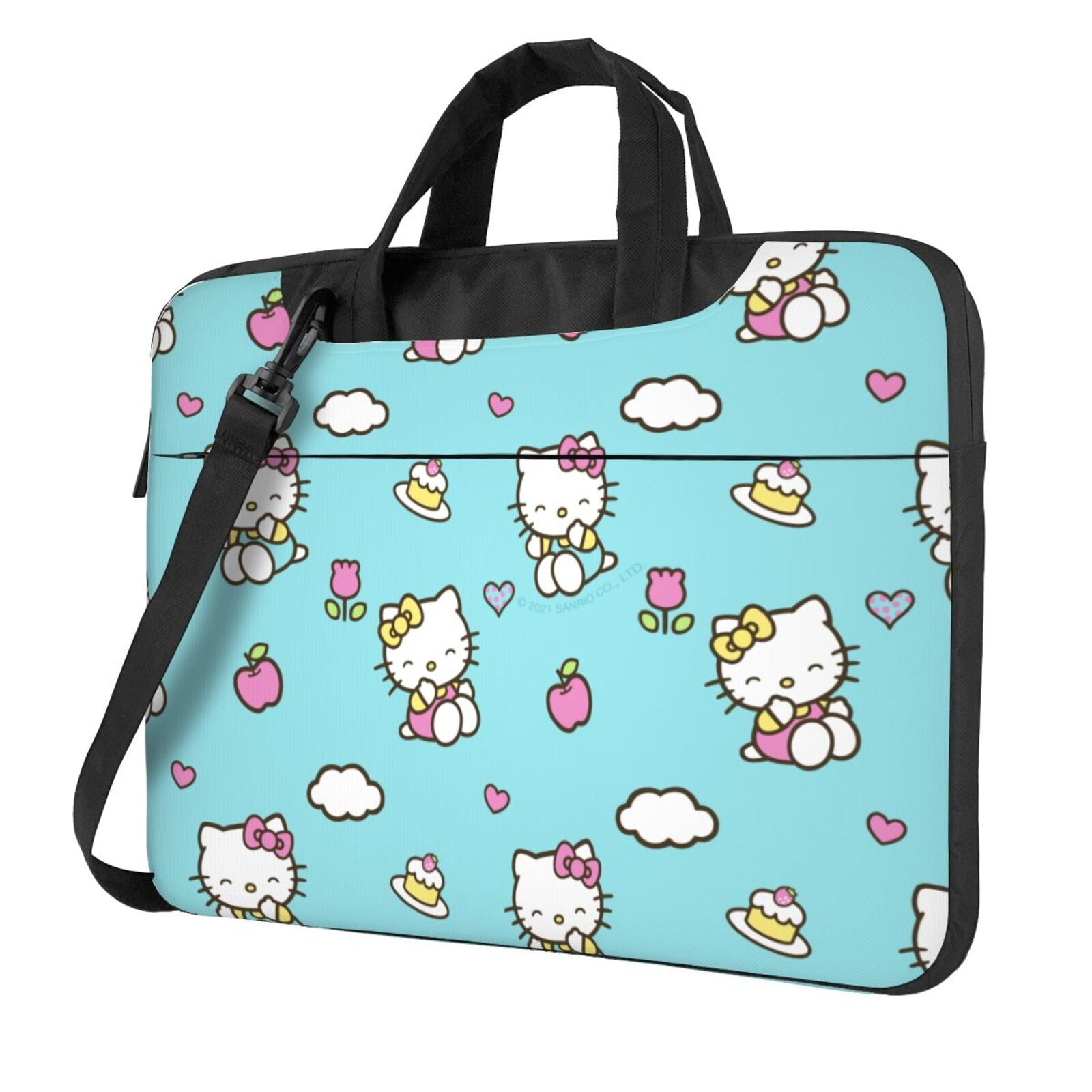 Hello Kitty Laptop Bag, 13 inch Computer Bag Messenger Shoulder Bag ...