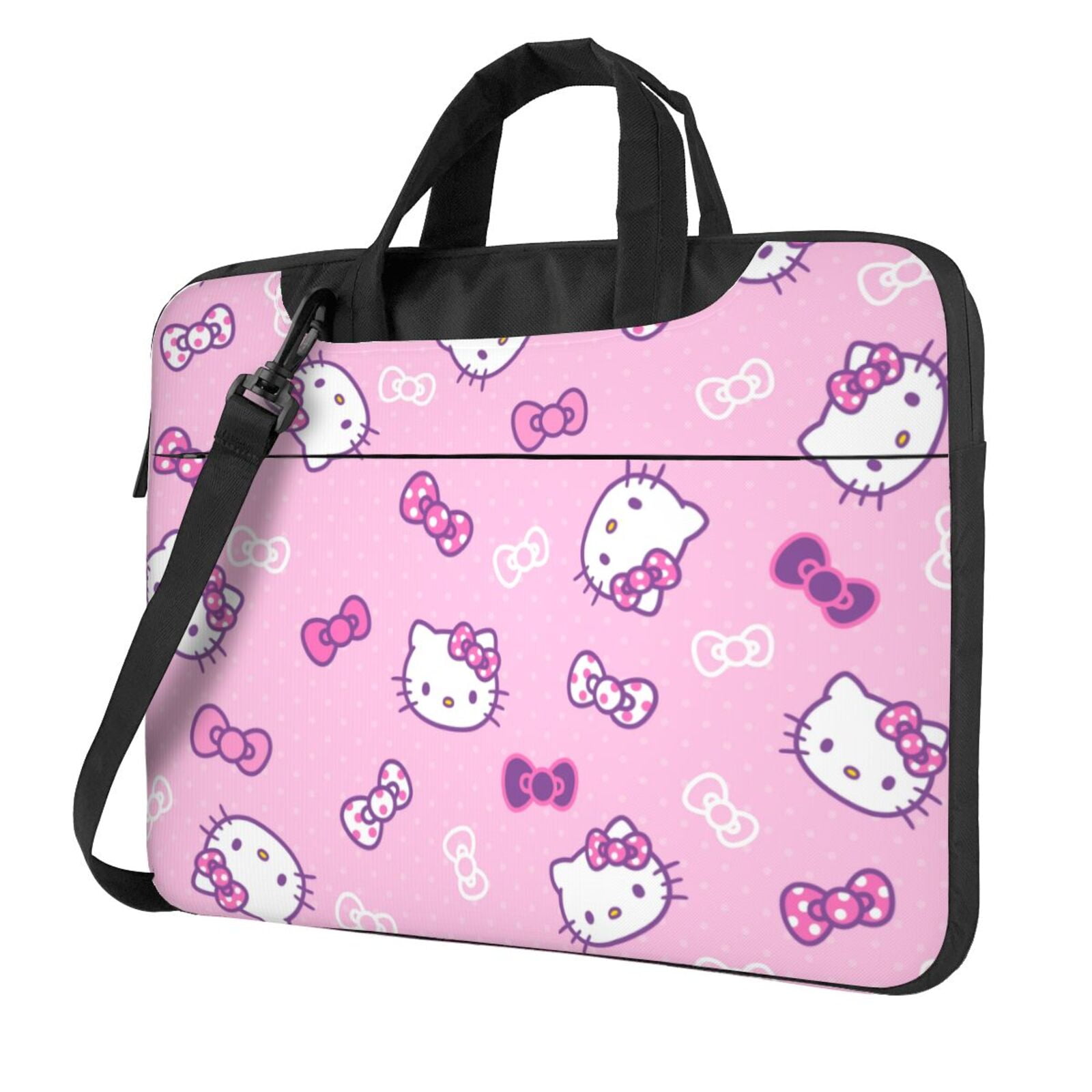 Hello Kitty Laptop Bag, 15.6 inch Computer Bag Messenger Shoulder Bag Carrying Case for Laptop ...