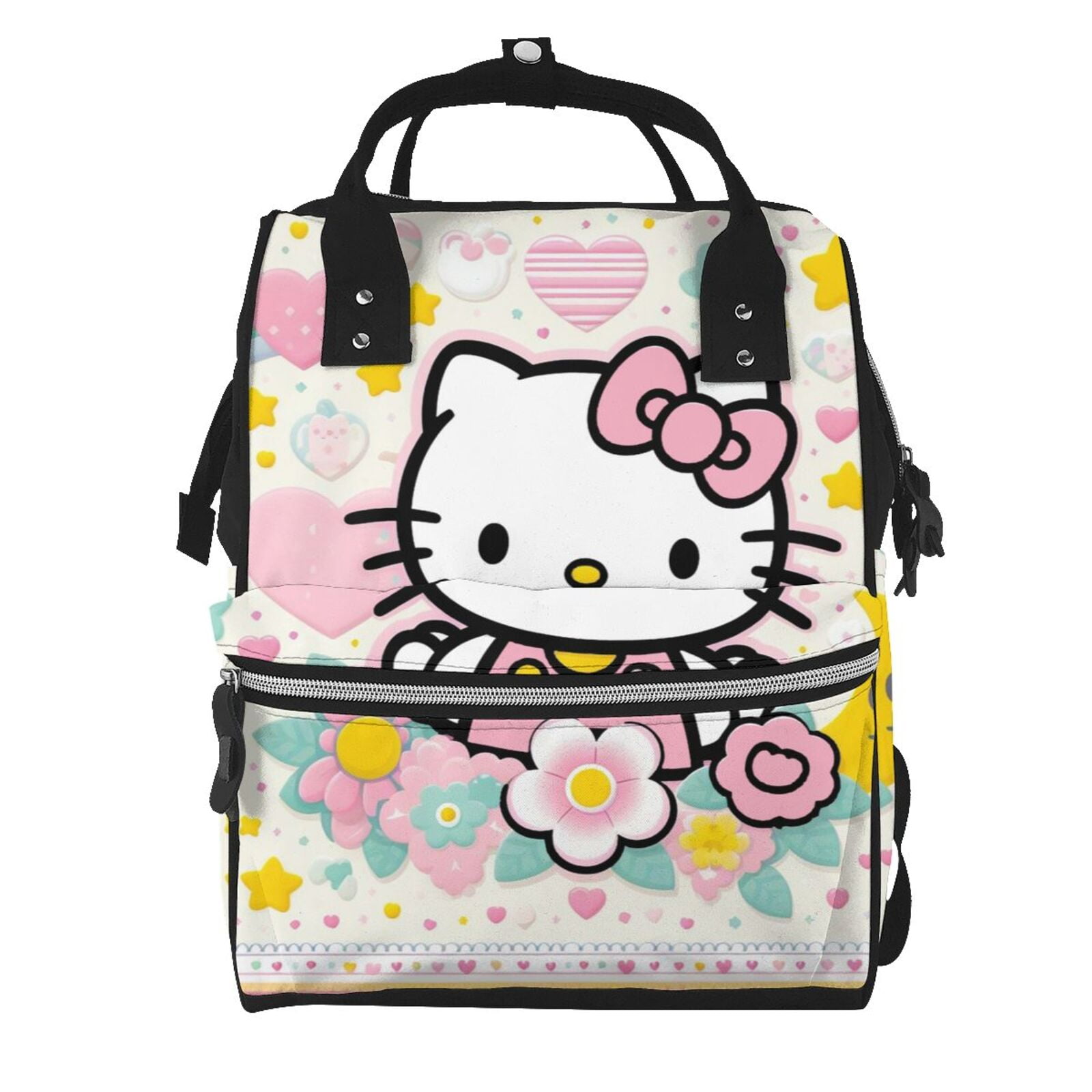 Hello Kitty Large Capacity Multi-pocket Diaper Bag Cute Cartoon ...