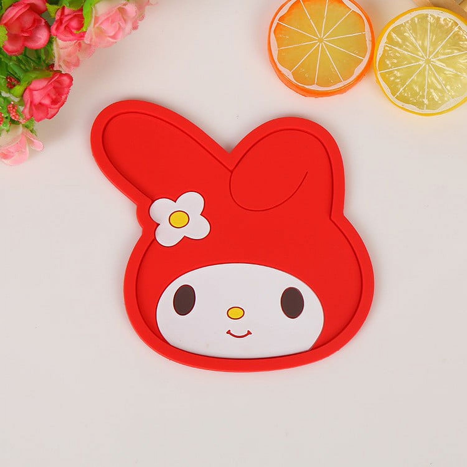 Hello Kitty Large Coaster Sanrio Anime Insulated Tea Coaster Silica Gel ...
