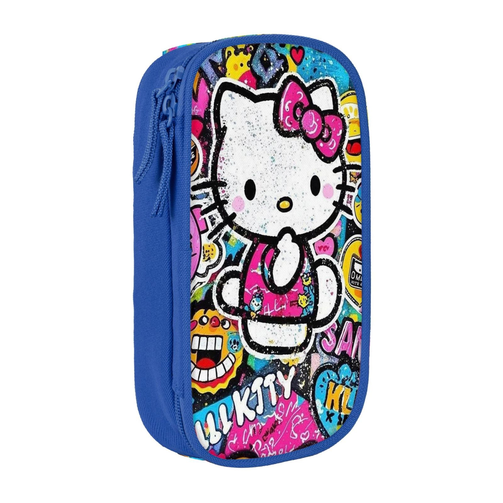 Hello Kitty Large Pencil Case, Durable Pencil Pouch with Big Capacity ...