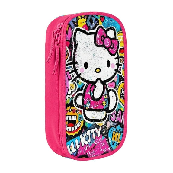 Hello Kitty Large Pencil Case, Durable Pencil Pouch with Big Capacity ...