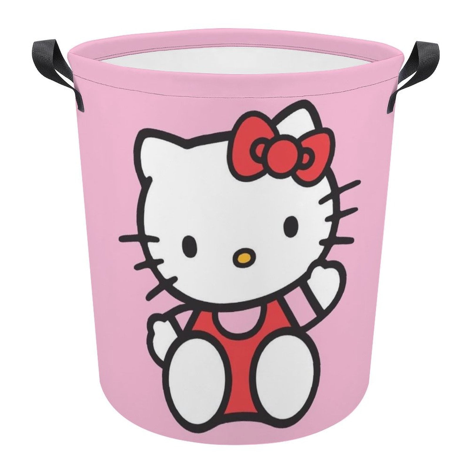 Hello Kitty Laundry Basket Canvas Fabric Collapsible Organizer Basket ...