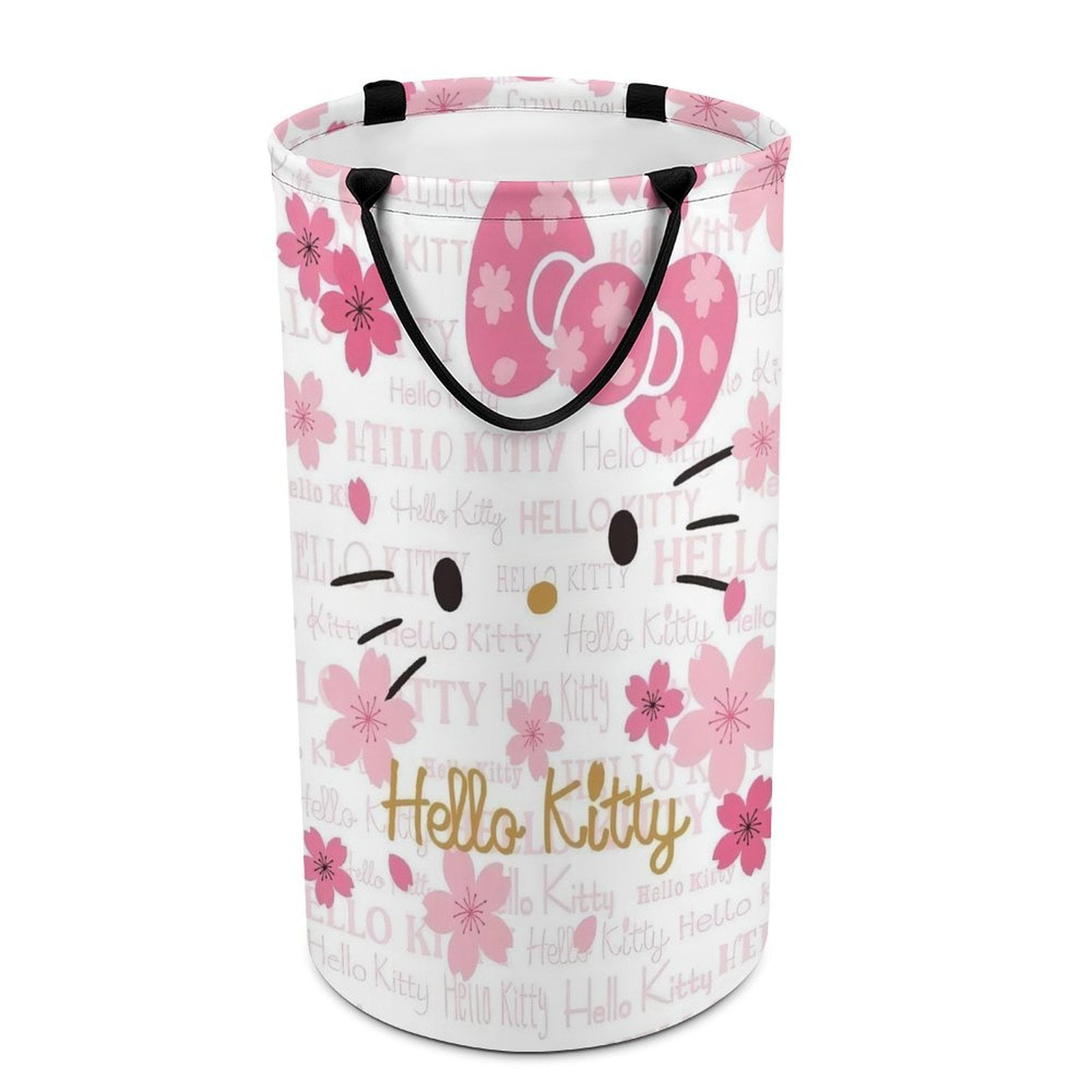Hello Kitty Laundry Basket Hamper Holder Portable 86L Tall Collapsible ...
