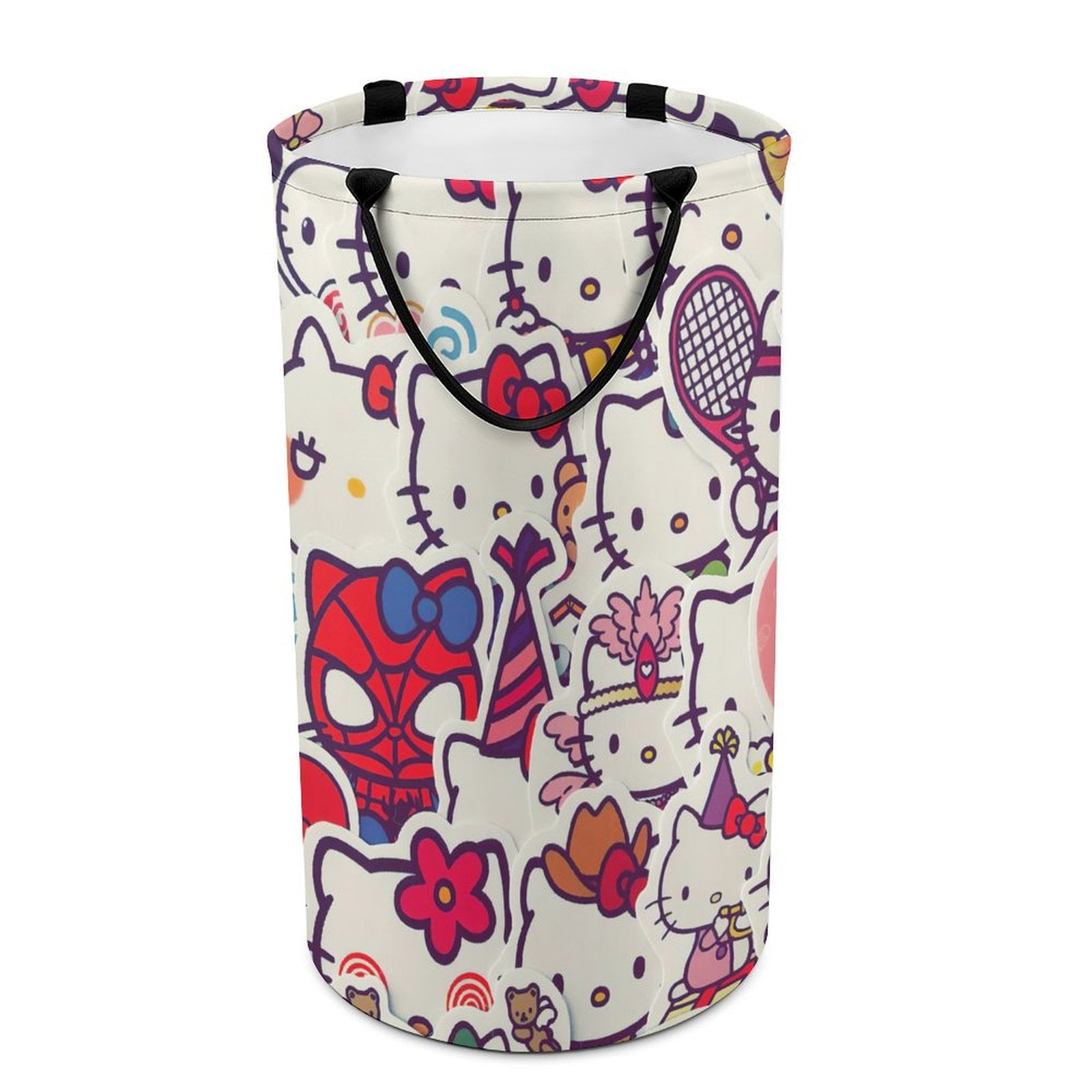 Hello Kitty Laundry Basket Hamper Holder Portable 86L Tall Collapsible ...