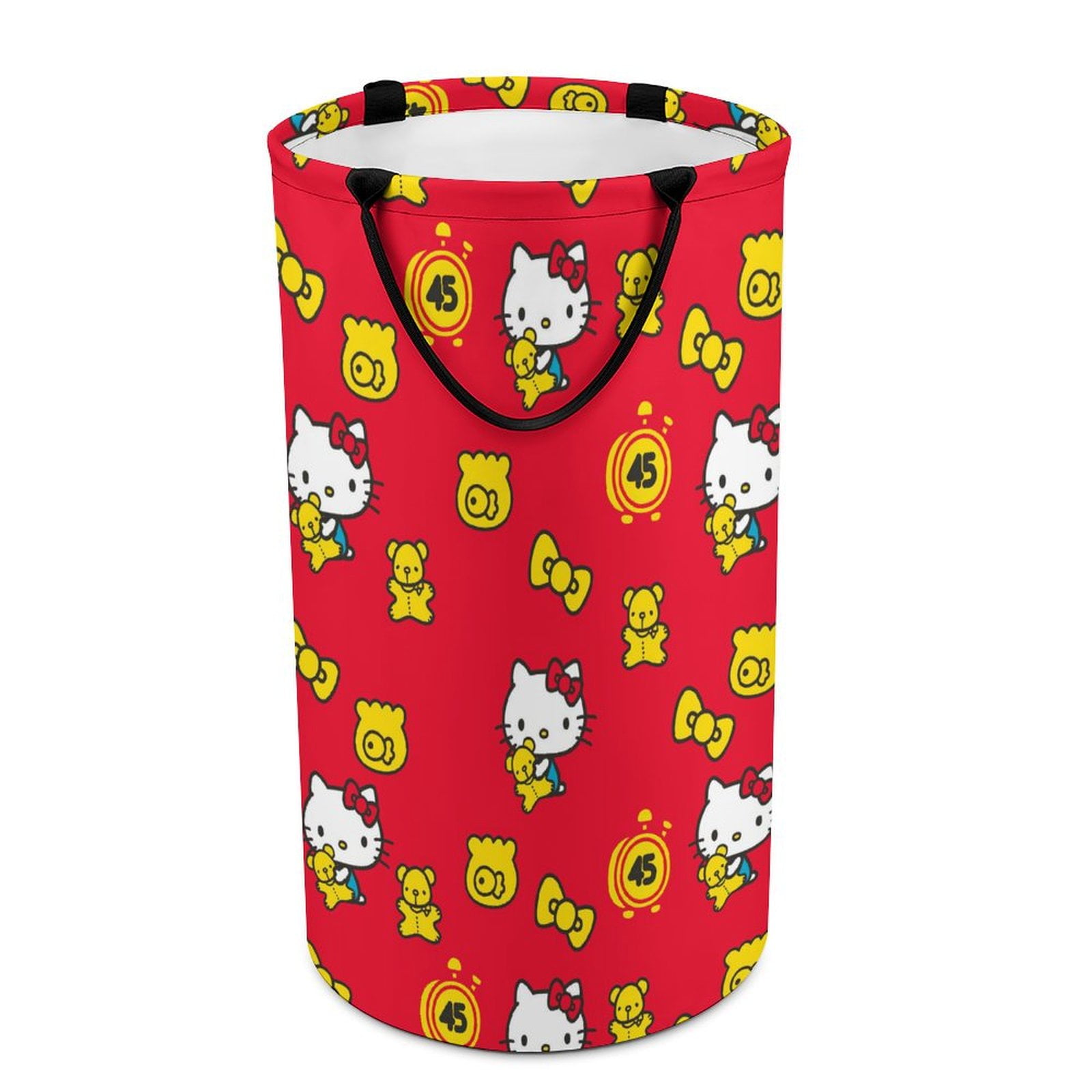 Hello Kitty Laundry Basket Hamper Holder Portable 86L Tall Collapsible ...