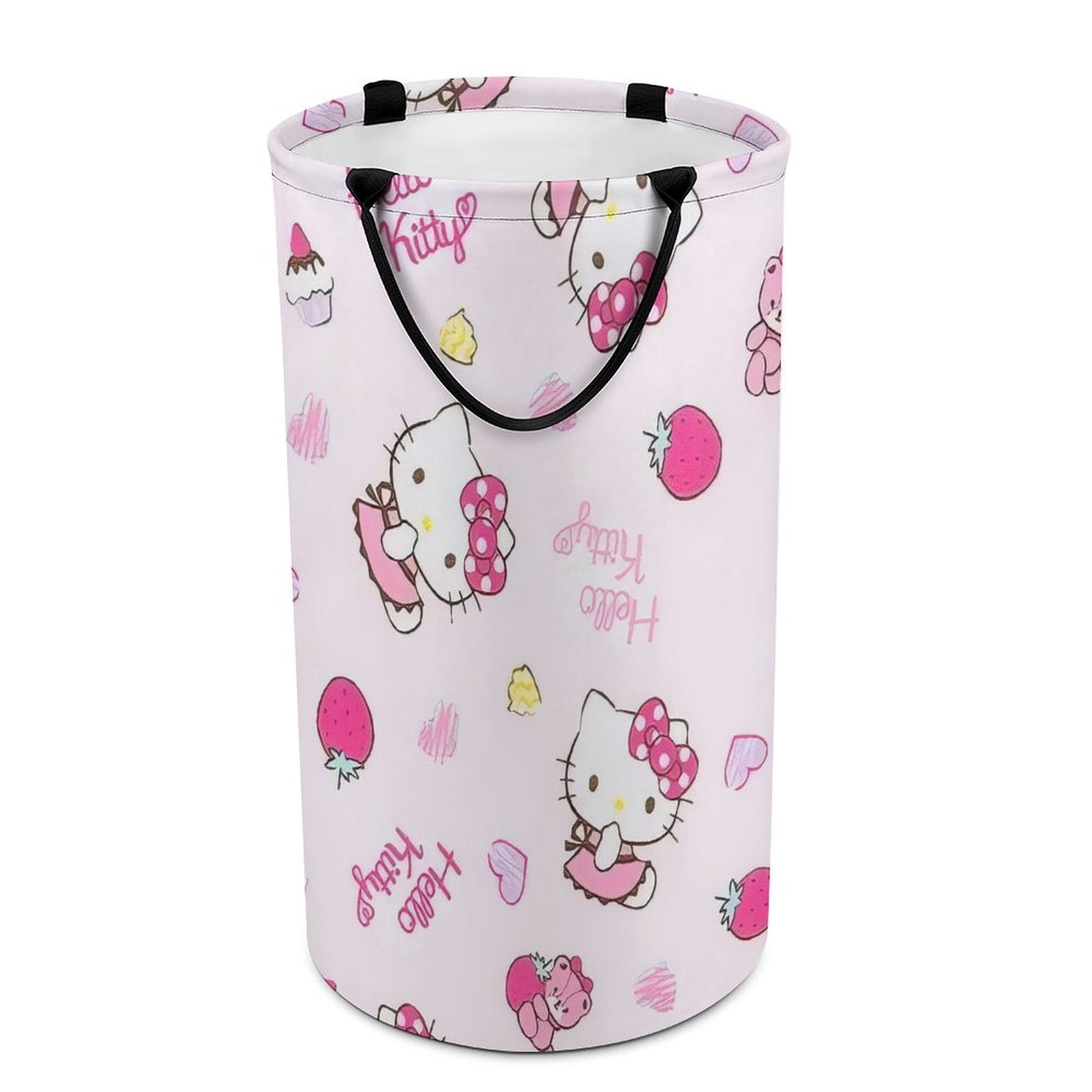 Hello Kitty Laundry Basket Hamper Holder Portable 86L Tall Collapsible ...
