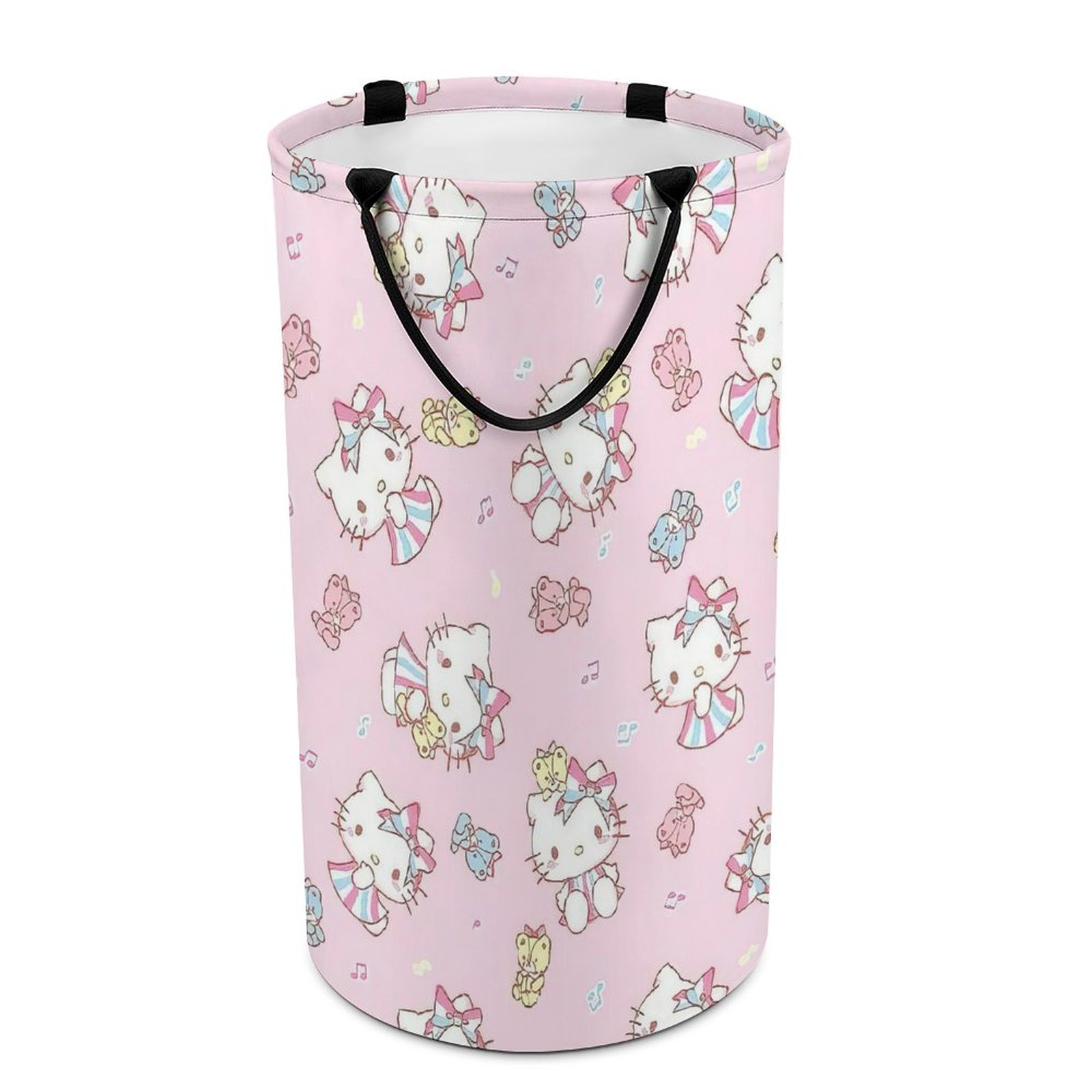 Hello Kitty Laundry Basket Hamper Holder Portable 86L Tall Collapsible ...