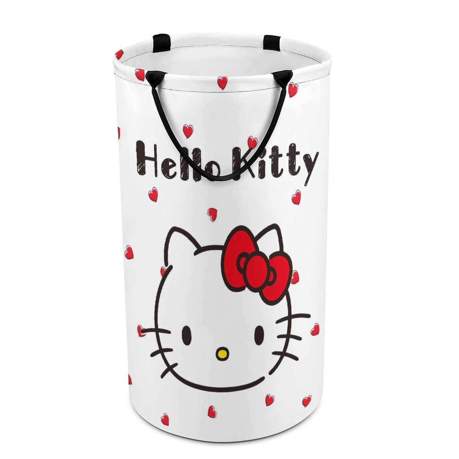 Hello Kitty Laundry Basket Hamper Holder Portable 86L Tall Collapsible ...