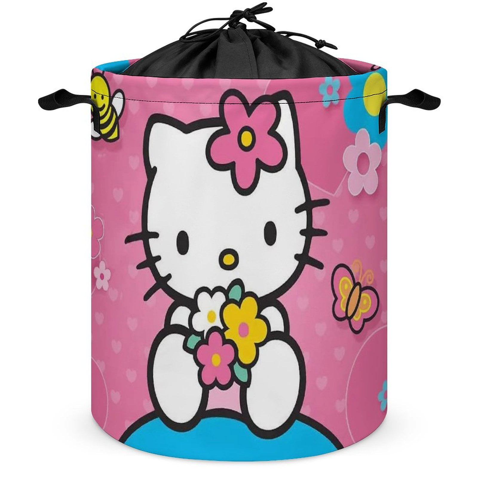Hello Kitty Laundry Basket Organizer, Collapsible Laundry Hamper Fabric ...