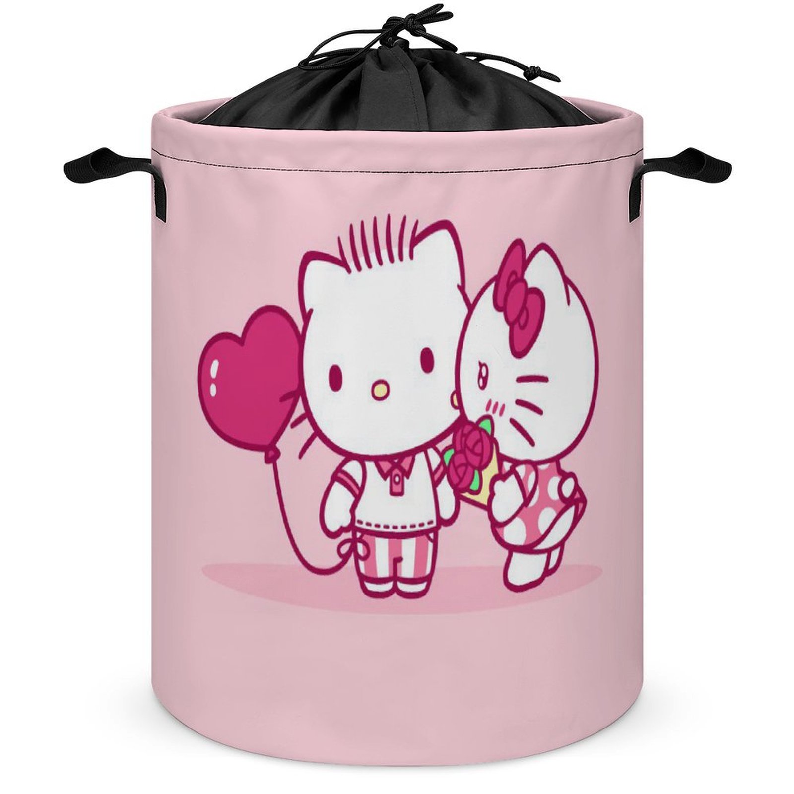 Hello Kitty Laundry Basket Organizer, Collapsible Laundry Hamper Fabric ...