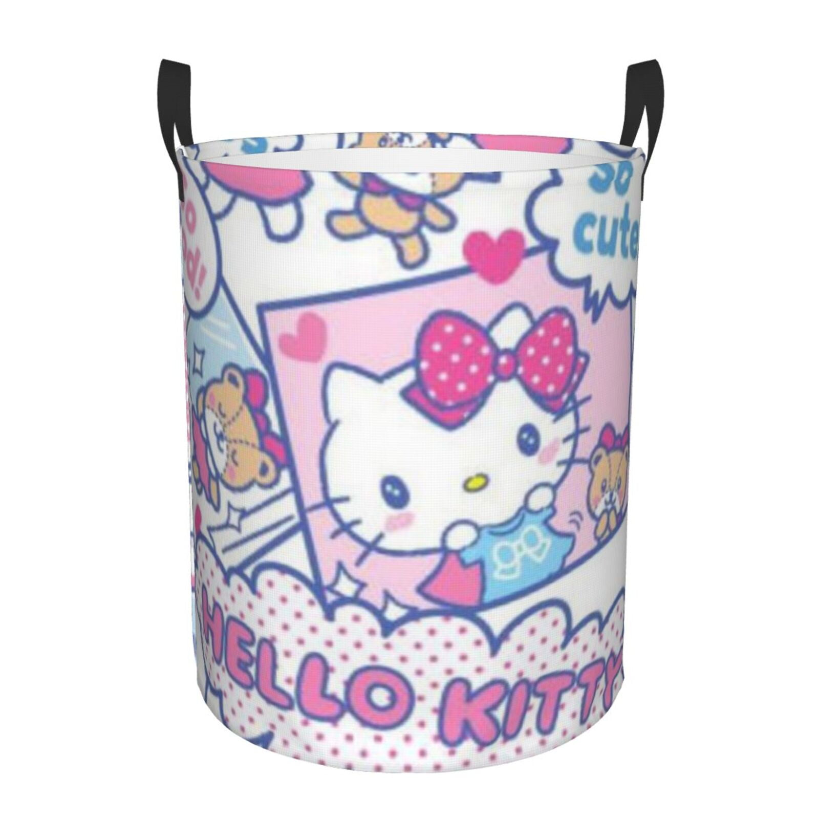 Hello Kitty Laundry Hamper, Dirty Clothes Hamper Storage Basket for ...