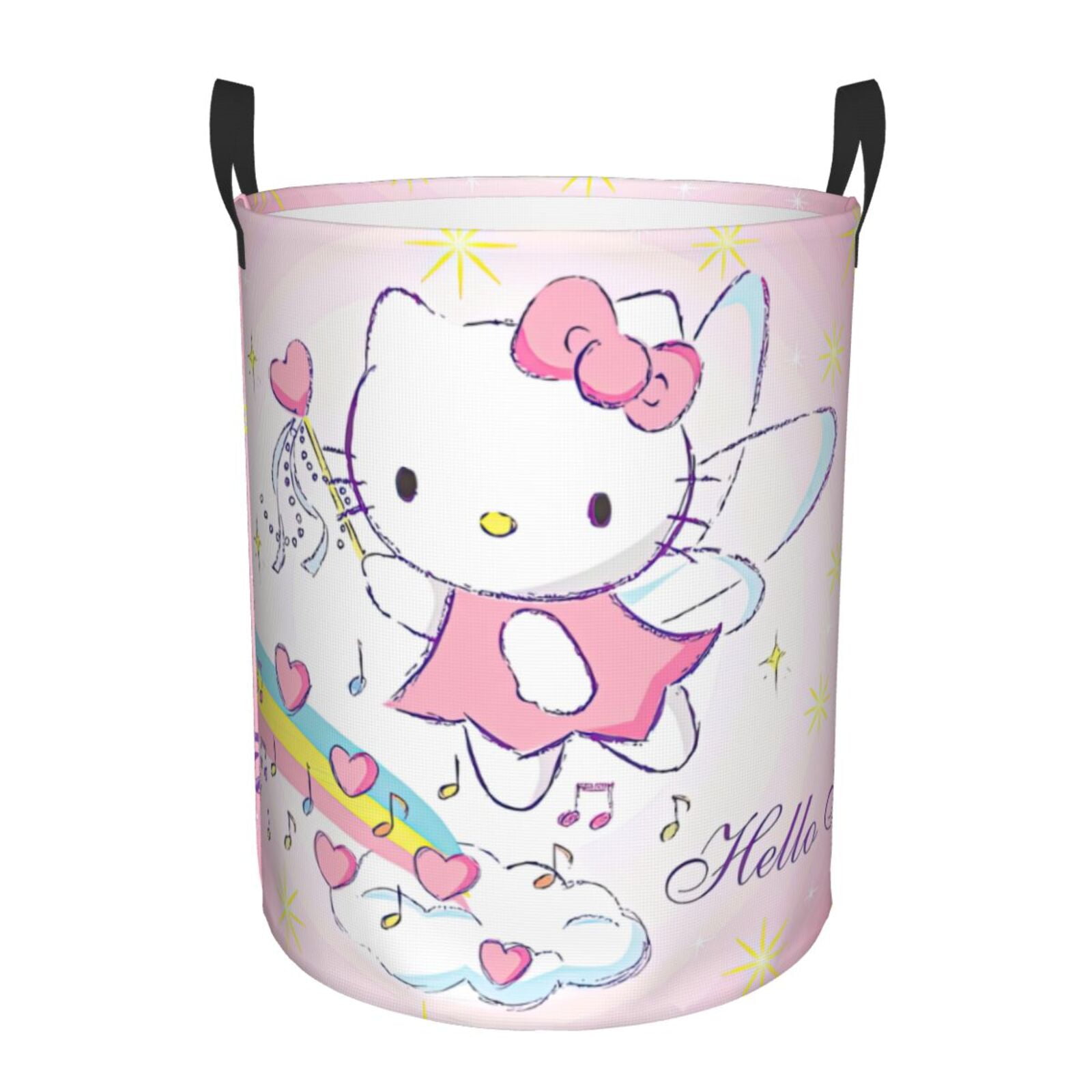Hello Kitty Laundry Hamper, Dirty Clothes Hamper Storage Basket for ...