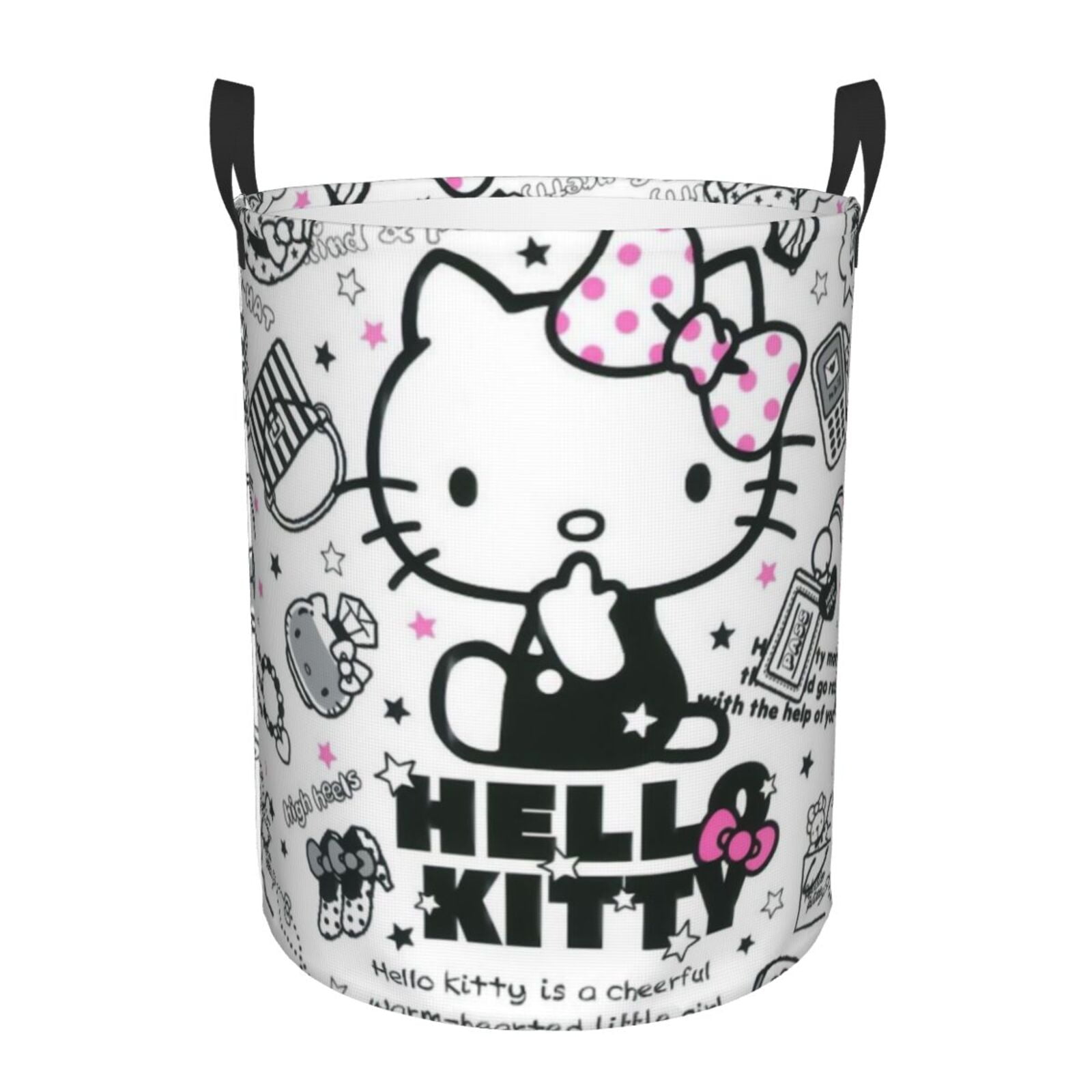 Hello Kitty Laundry Hamper, Dirty Clothes Hamper Storage Basket for ...