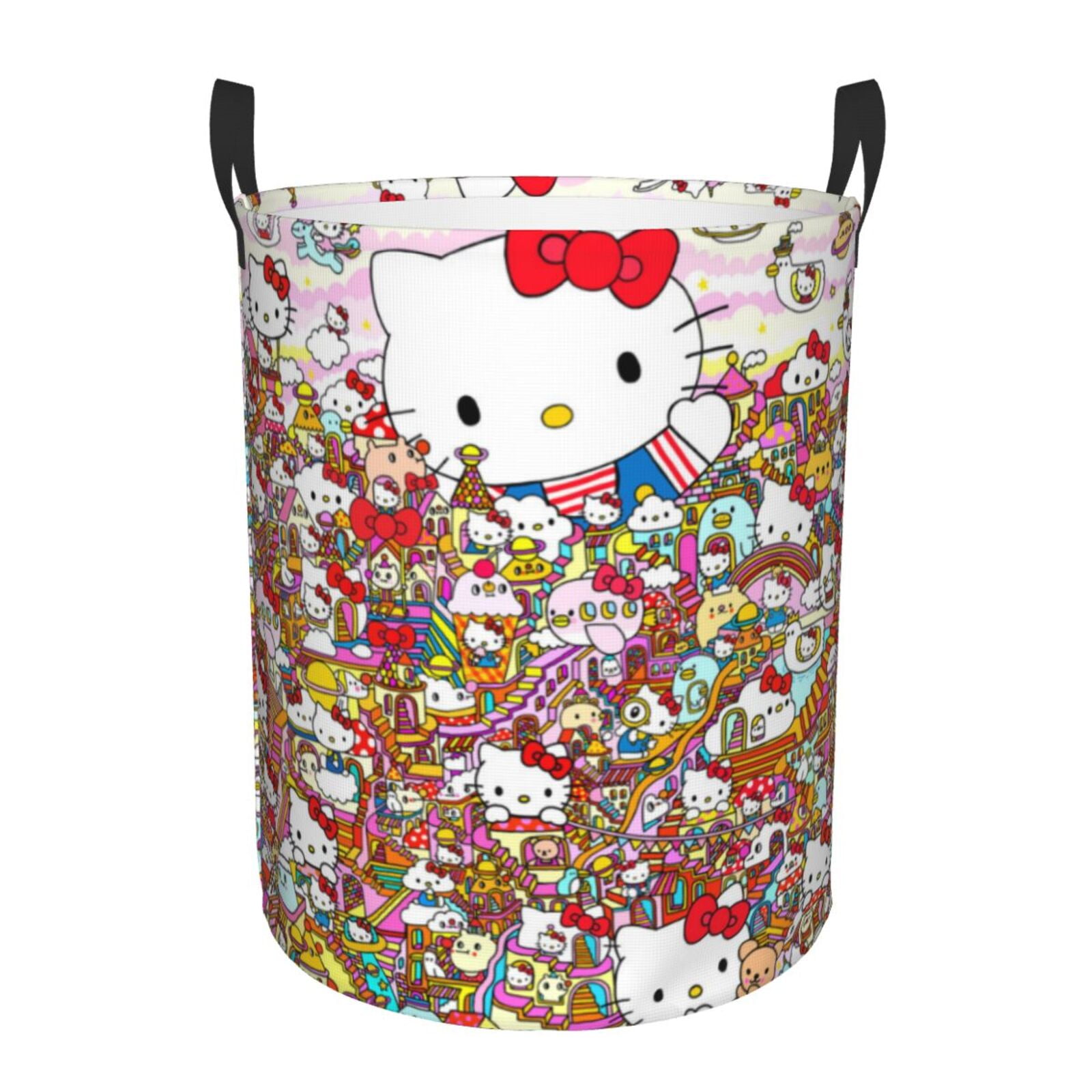 Hello Kitty Laundry Hamper, Dirty Clothes Hamper Storage Basket for ...