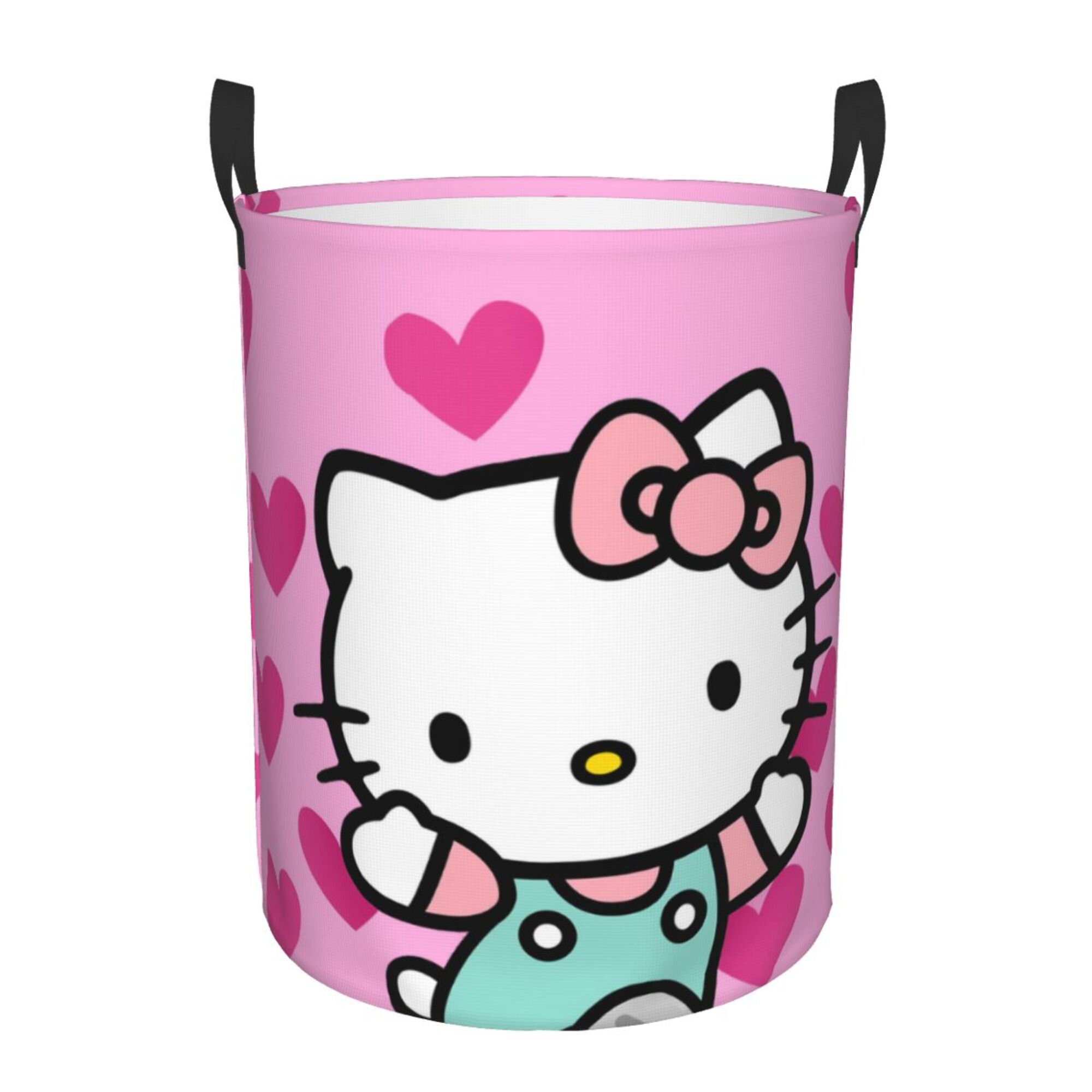 Hello Kitty Laundry Hamper Laundry Basket Waterproof Portable With ...
