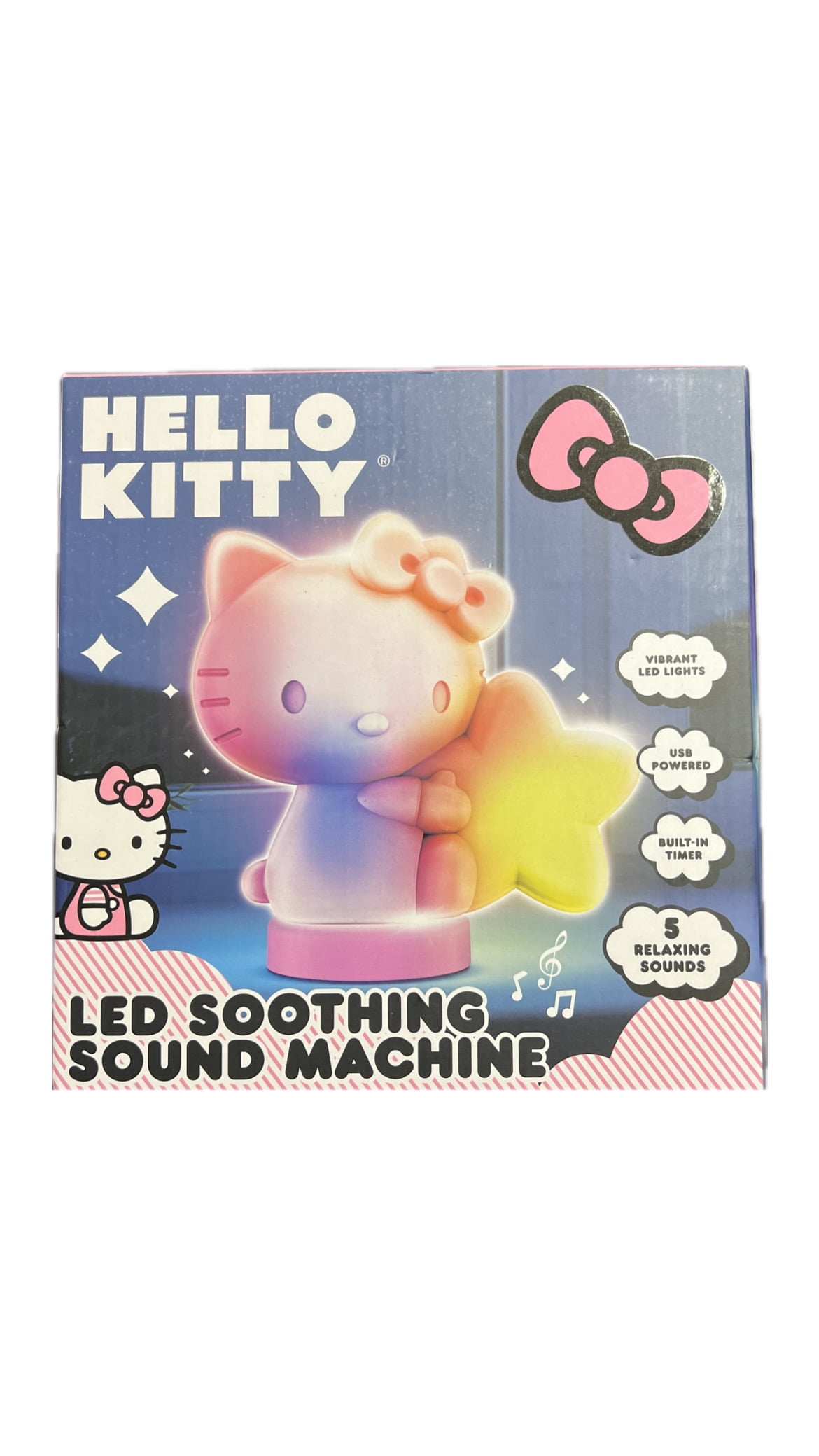 Hello Kitty Led Soothing sound machine Pink - Walmart Business Supplies