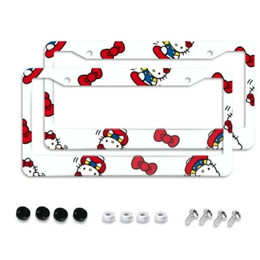 Sanrio Hello Kitty 815381 Character License Plate Frame - Car Accessory ...