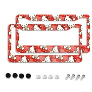 Sanrio Hello Kitty 815381 Character License Plate Frame - Car Accessory ...