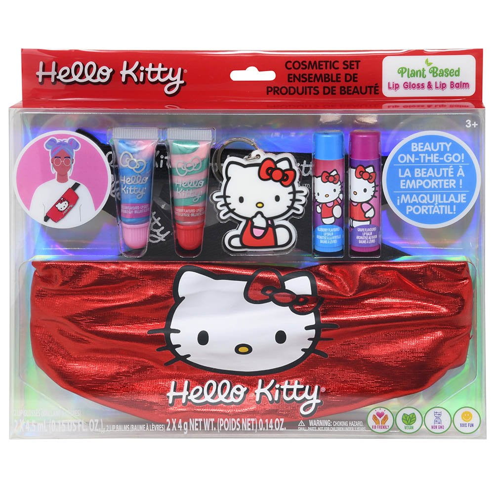 Hello Kitty Lip Gloss Set with Fanny Pack - Walmart.com