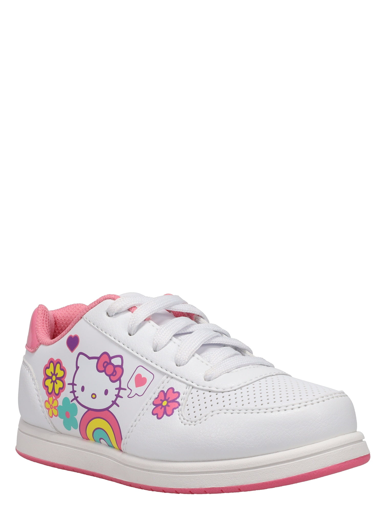 Hello Kitty Little & Big Girls Casual Court Sneaker, Sizes 11-4, White ...