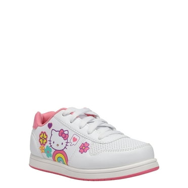 Hello Kitty by Sanrio Women's Pink Casual Court Sneakers, Sizes 6-11 ...