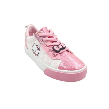 Hello Kitty by Sanrio Women's Pink Casual Court Sneakers, Sizes 6-11 ...