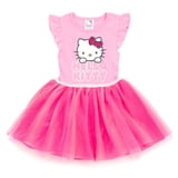 Hello Kitty Little Girls Birthday Tulle Skirt Dress, Kid to Big Kid ...