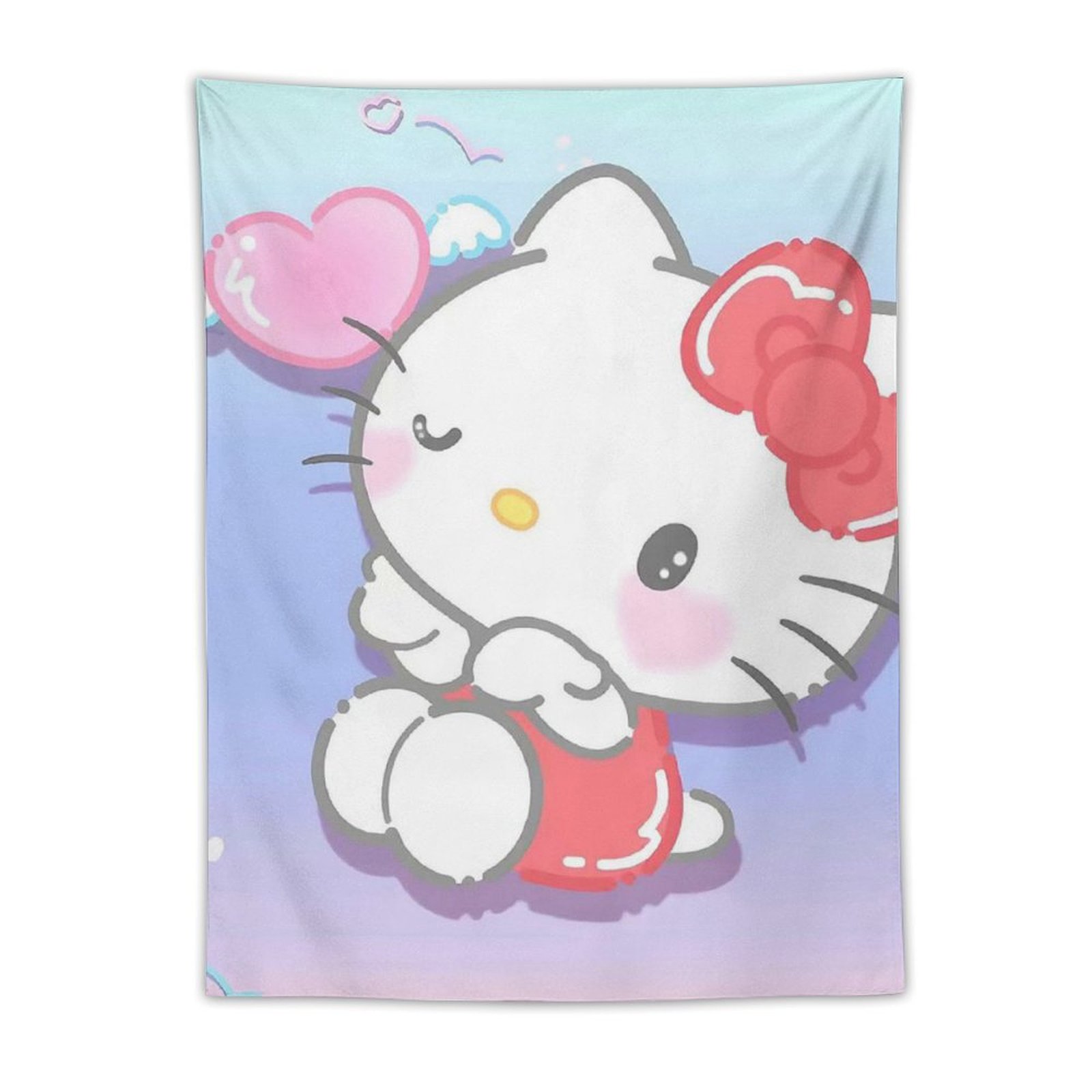 Hello Kitty Lock Edge Tapestry Room Decoration Cute For Girls - Walmart.com