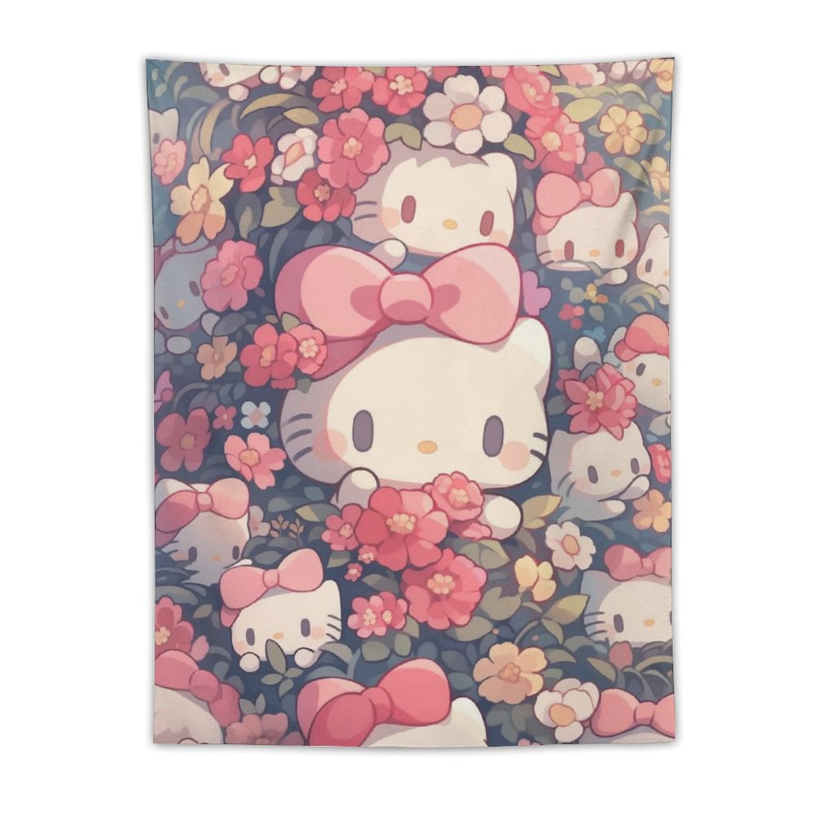 Hello Kitty Lock Edge Tapestry Room Decoration Cute For Girls - Walmart.com