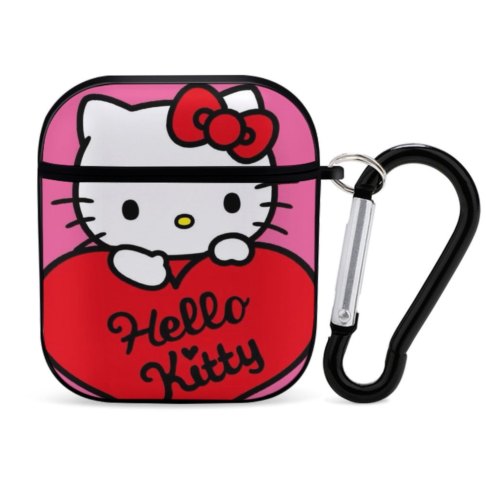Hello Kitty Love Case for AirPods Case Cover with Keychain,Cute Cartoon ...