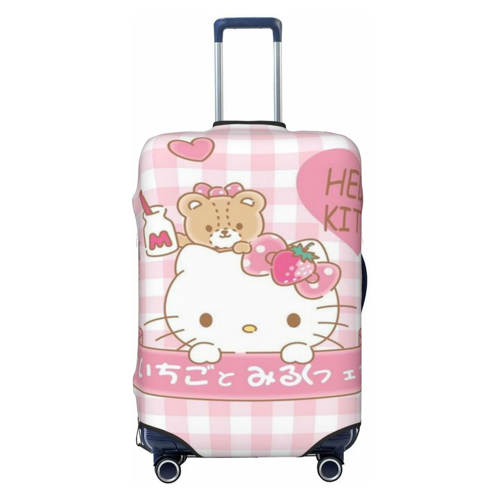 Hello Kitty Luggage Suitcase Covers Elastic Washable Cartoon Luggage ...