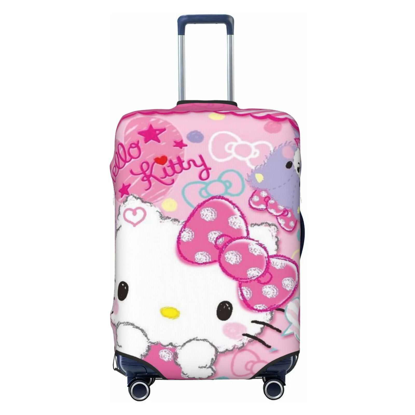 Hello Kitty Luggage Suitcase Covers Elastic Washable Cartoon Luggage ...