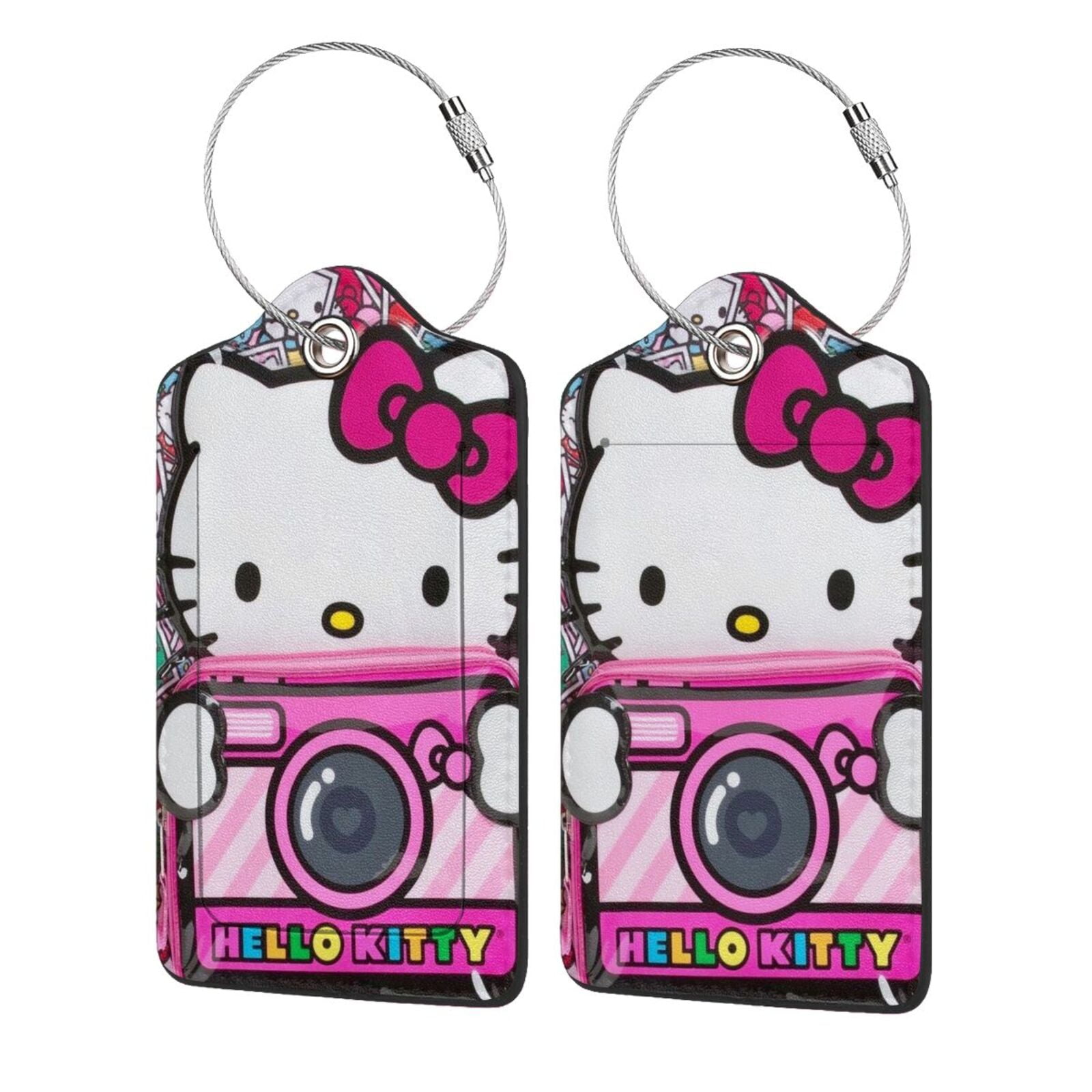 Hello Kitty Luggage Tags for Suitcases Travel ID Identification Labels ...