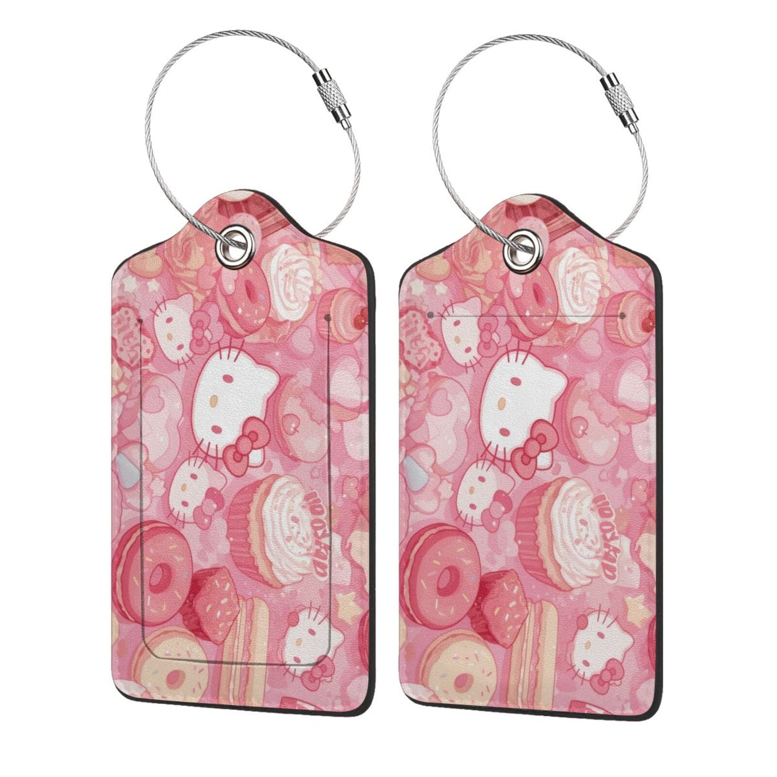 Hello Kitty Luggage Tags for Suitcases Travel ID Identification Labels ...