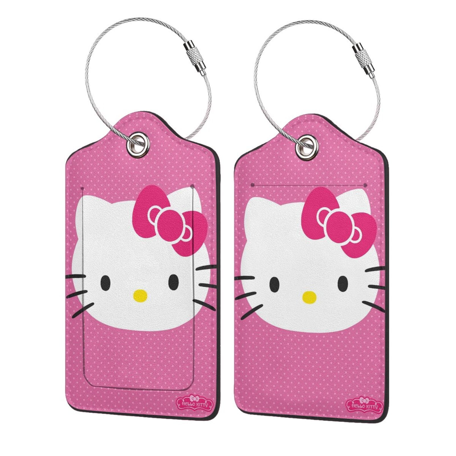 Hello Kitty Luggage Tags for Suitcases Travel ID Identification Labels ...