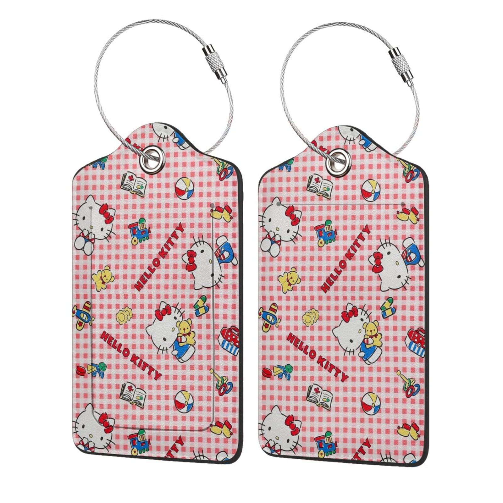 Hello Kitty Luggage Tags for Suitcases Travel ID Identification Labels ...