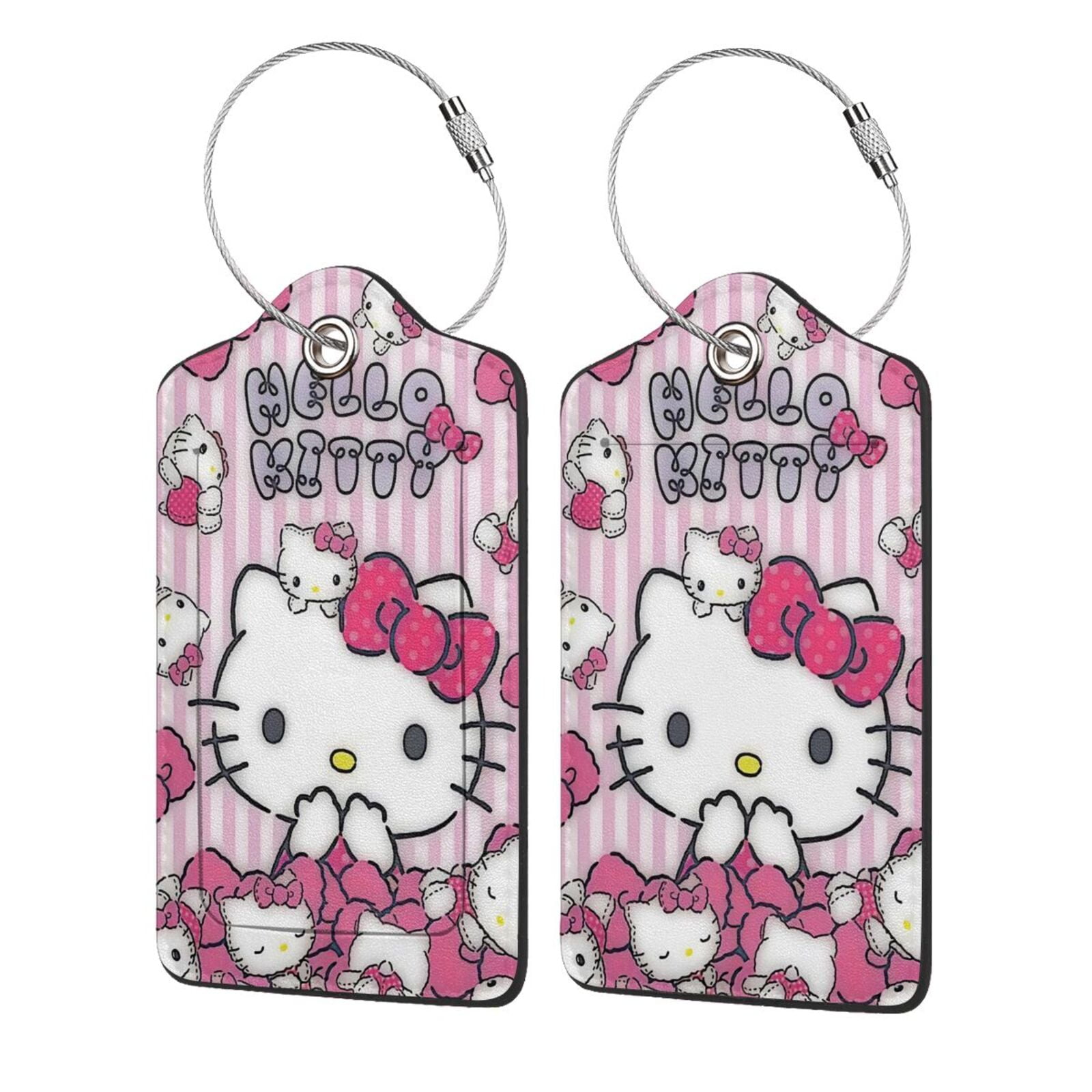 Hello Kitty Luggage Tags for Suitcases Travel ID Identification Labels ...