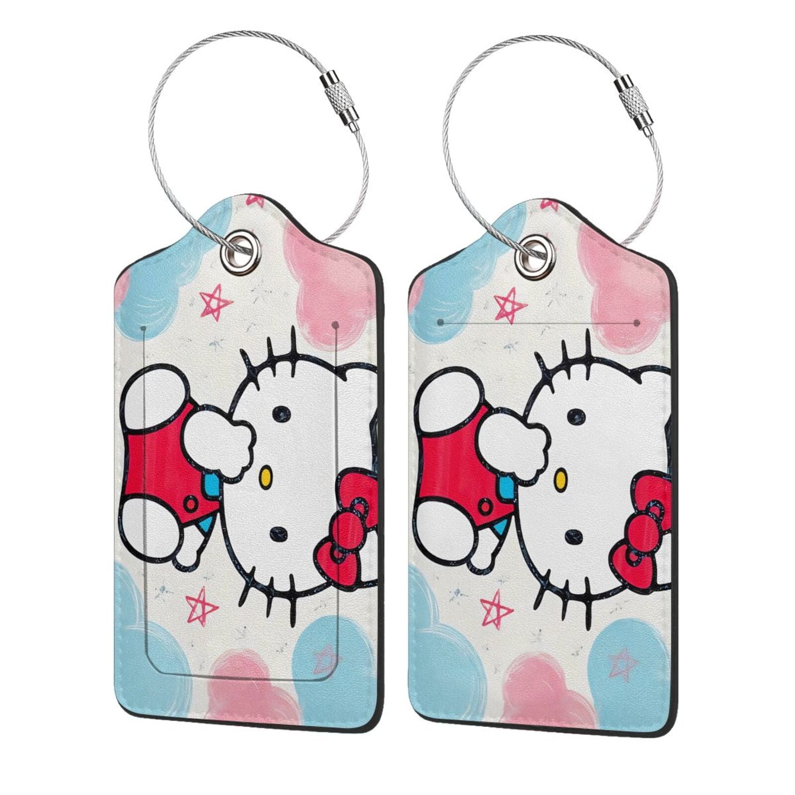 Hello Kitty Luggage Tags for Suitcases Travel ID Identification Labels ...