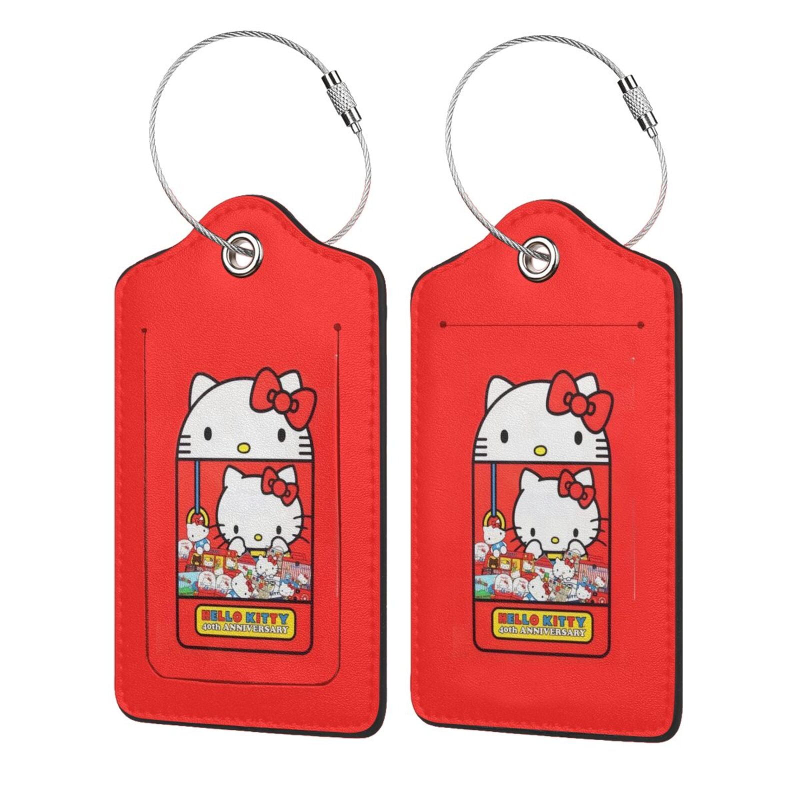 Hello Kitty Luggage Tags for Suitcases Travel ID Identification Labels ...