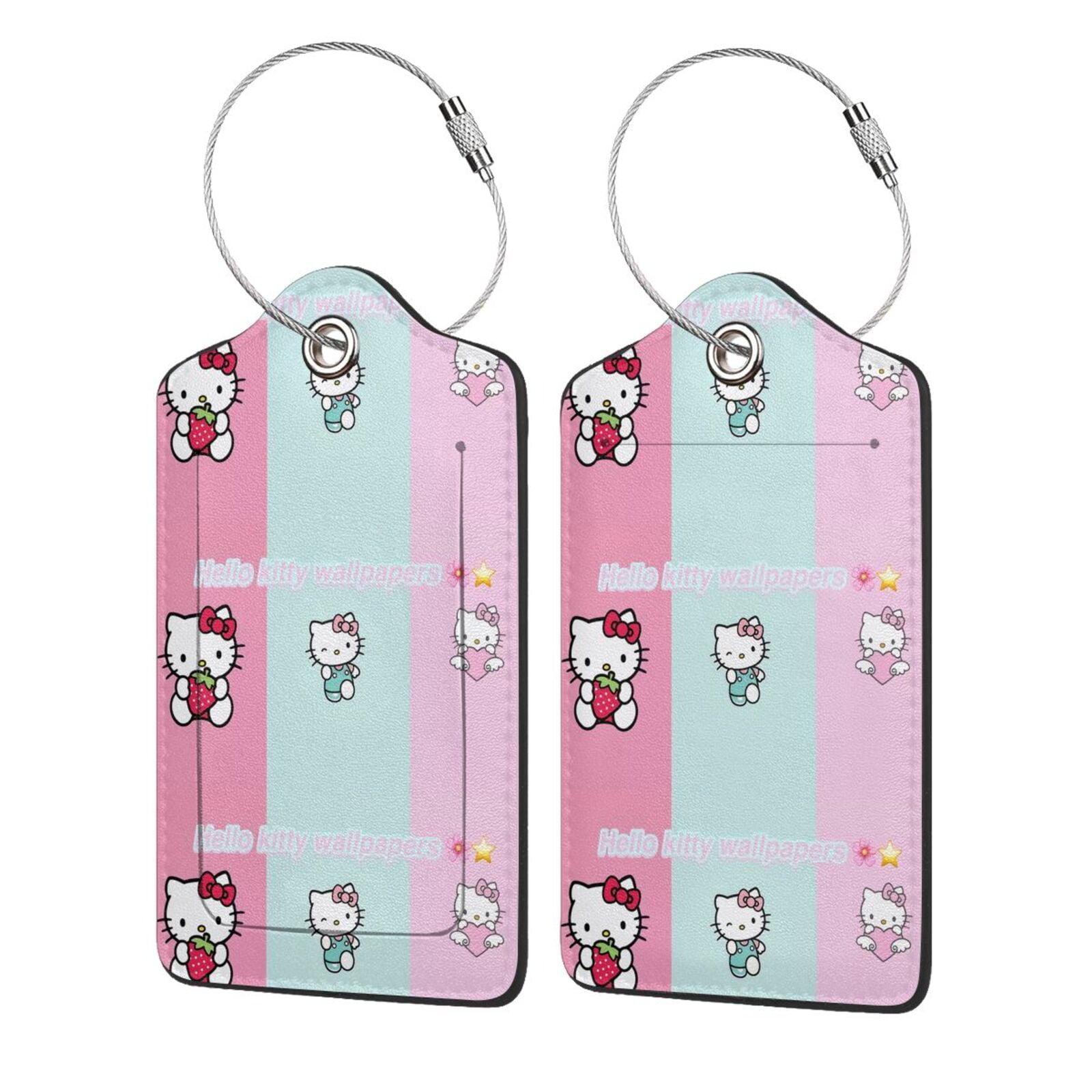 Hello Kitty Luggage Tags for Suitcases Travel ID Identification Labels ...