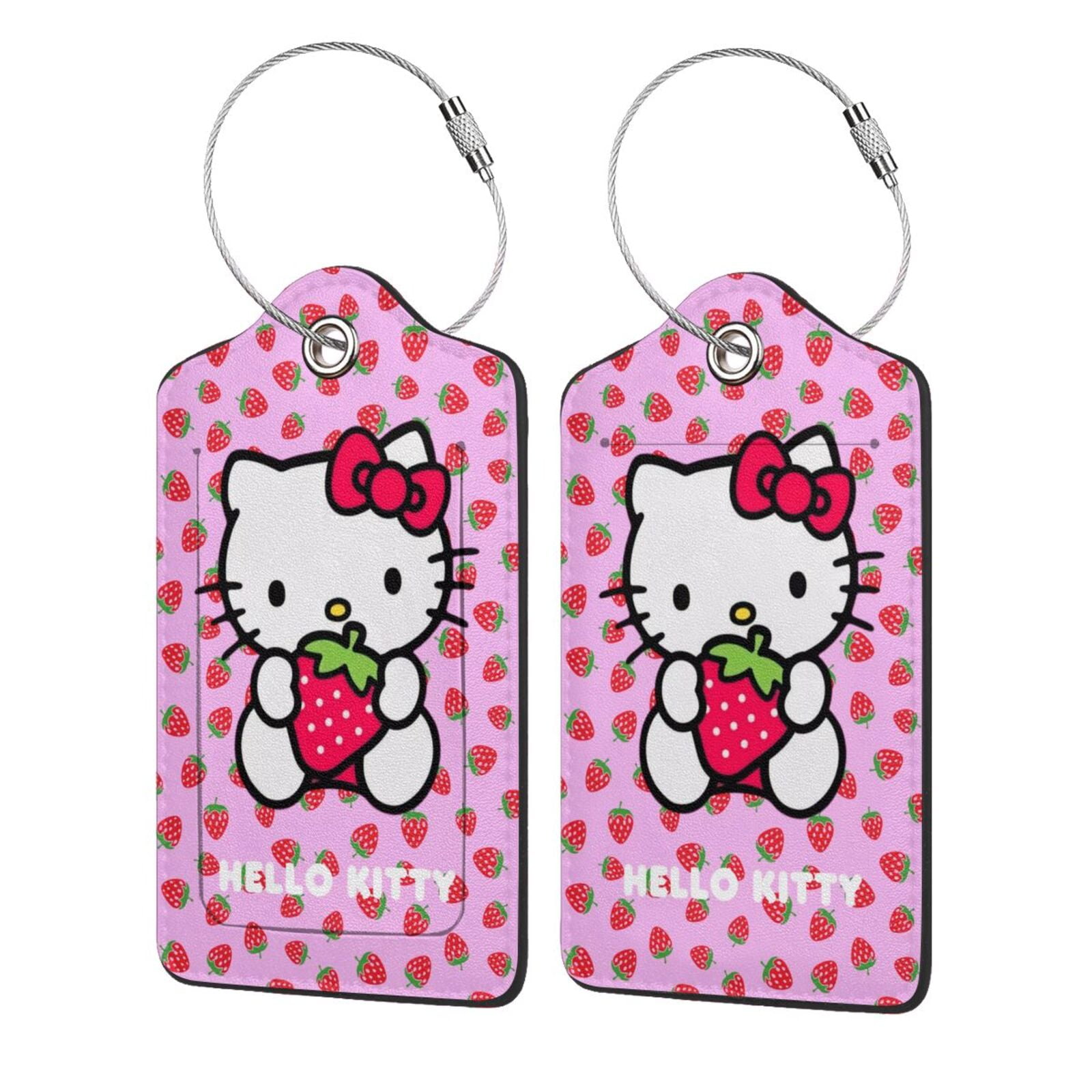 Hello Kitty Luggage Tags for Suitcases Travel ID Identification Labels ...