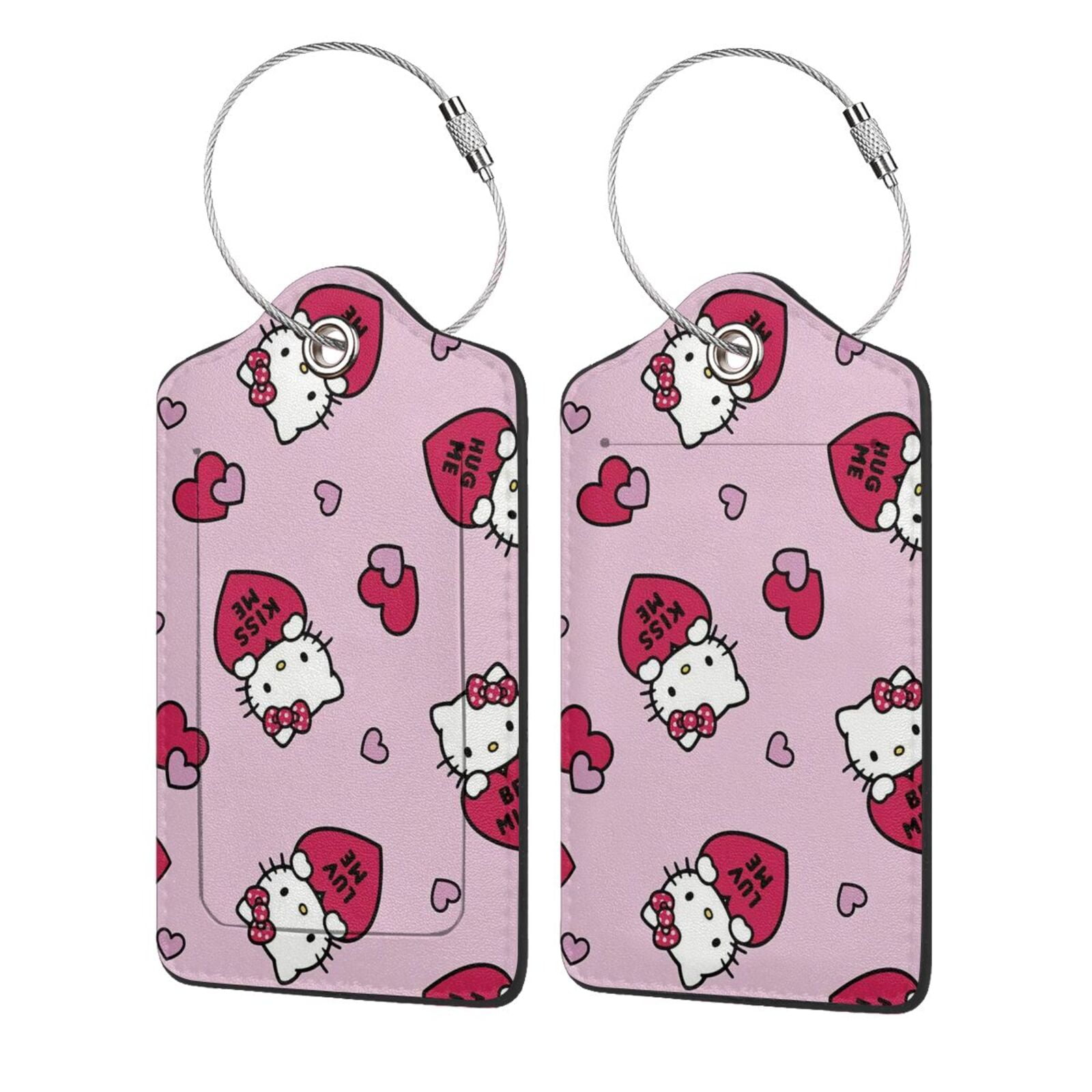 Hello Kitty Luggage Tags for Suitcases Travel ID Identification Labels ...