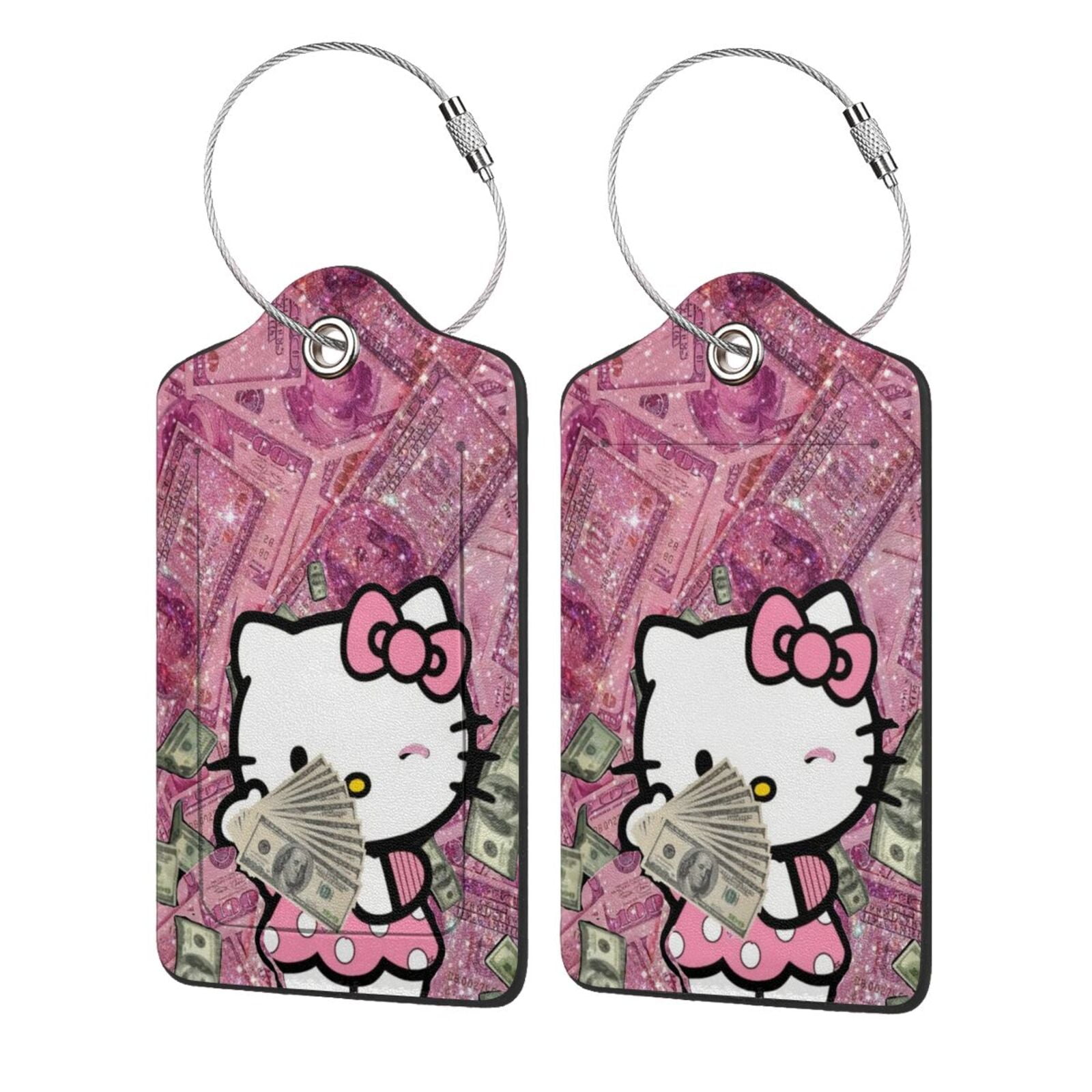 Hello Kitty Luggage Tags for Suitcases Travel ID Identification Labels ...