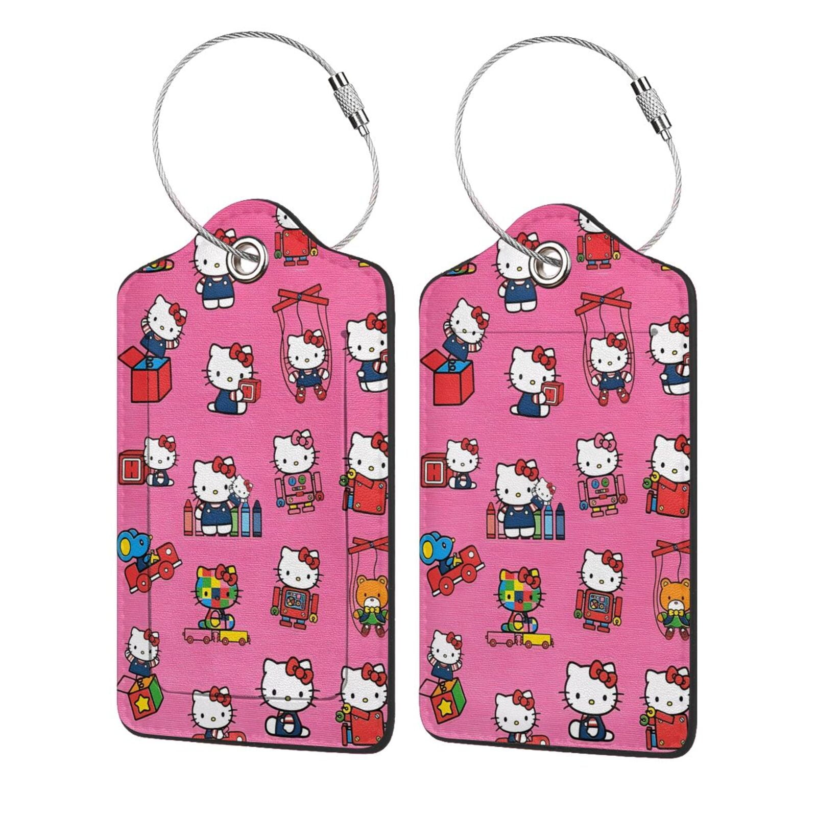 Hello Kitty Luggage Tags for Suitcases Travel ID Identification Labels ...