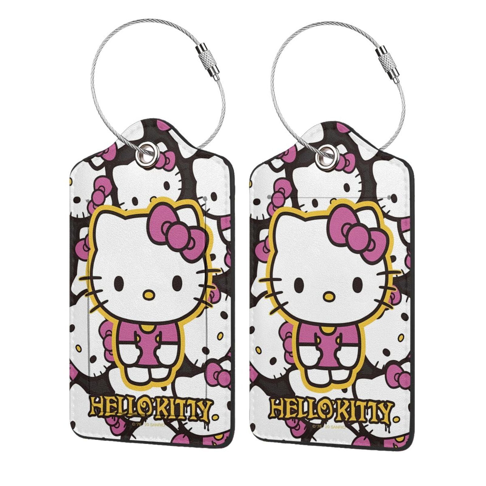 Hello Kitty Luggage Tags for Suitcases Travel ID Identification Labels ...